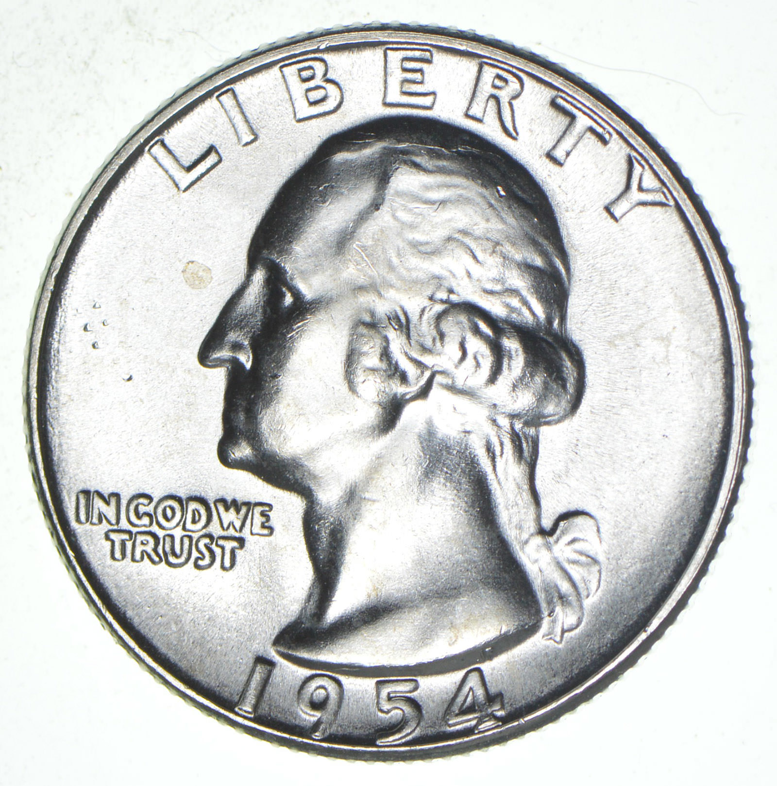 Unc 1954 Washington 90% Silver United States Quarter | Property Room