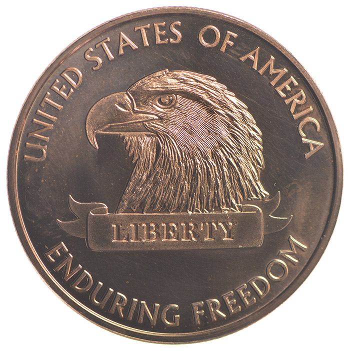 United States of America - Enduring Freedom - - One Oz .999 Fine Copper ...