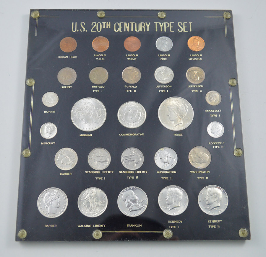 US 20th Century Type Set - 27 Coins | Property Room