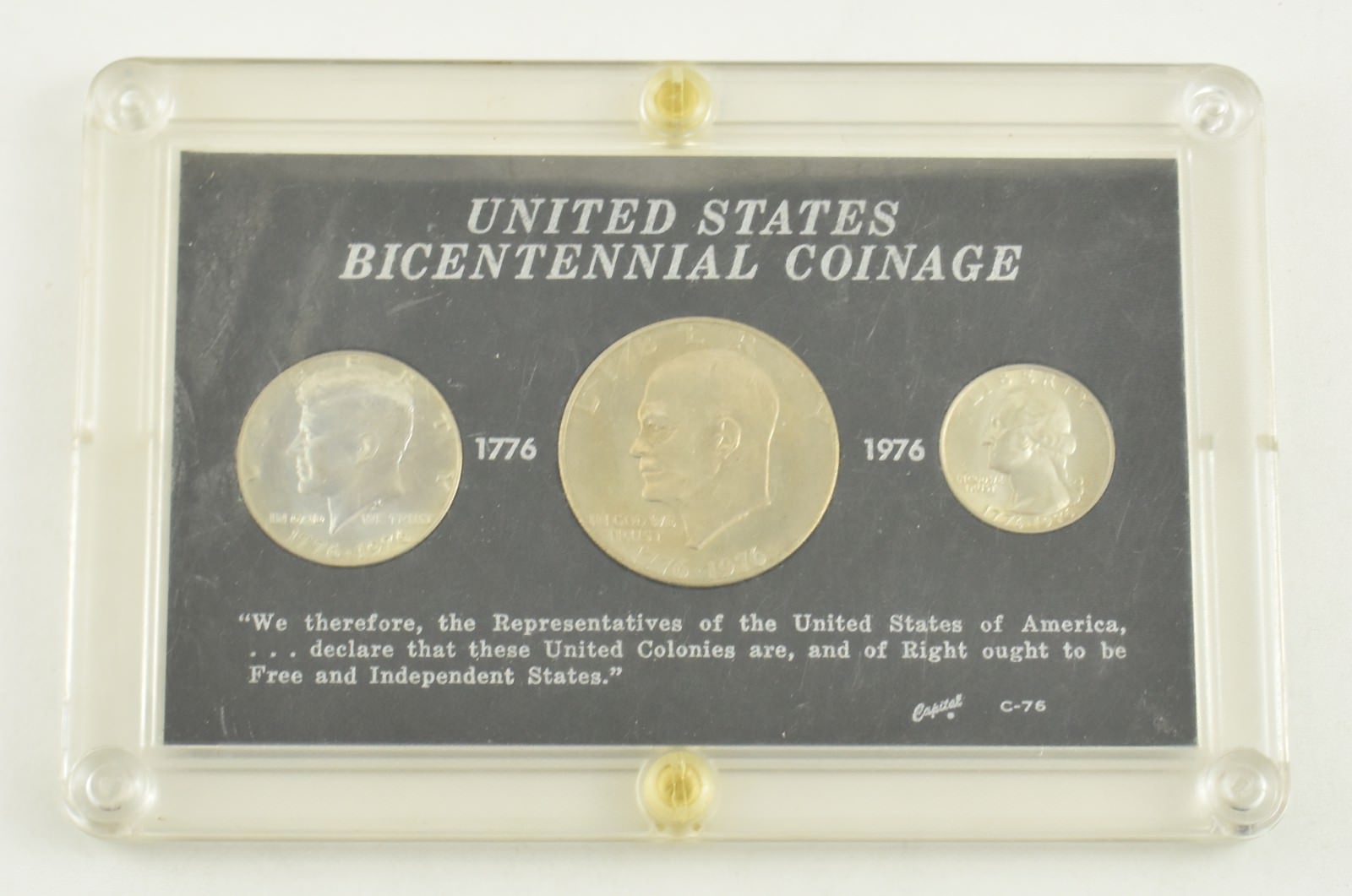 U.S. Bicentennial Type Set. - Coin Collection - Great Display ...