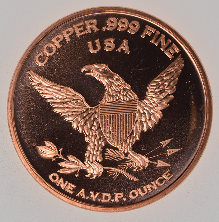 US Coast Guard - Military Series - 1 Oz .999 Fine Copper Round ...