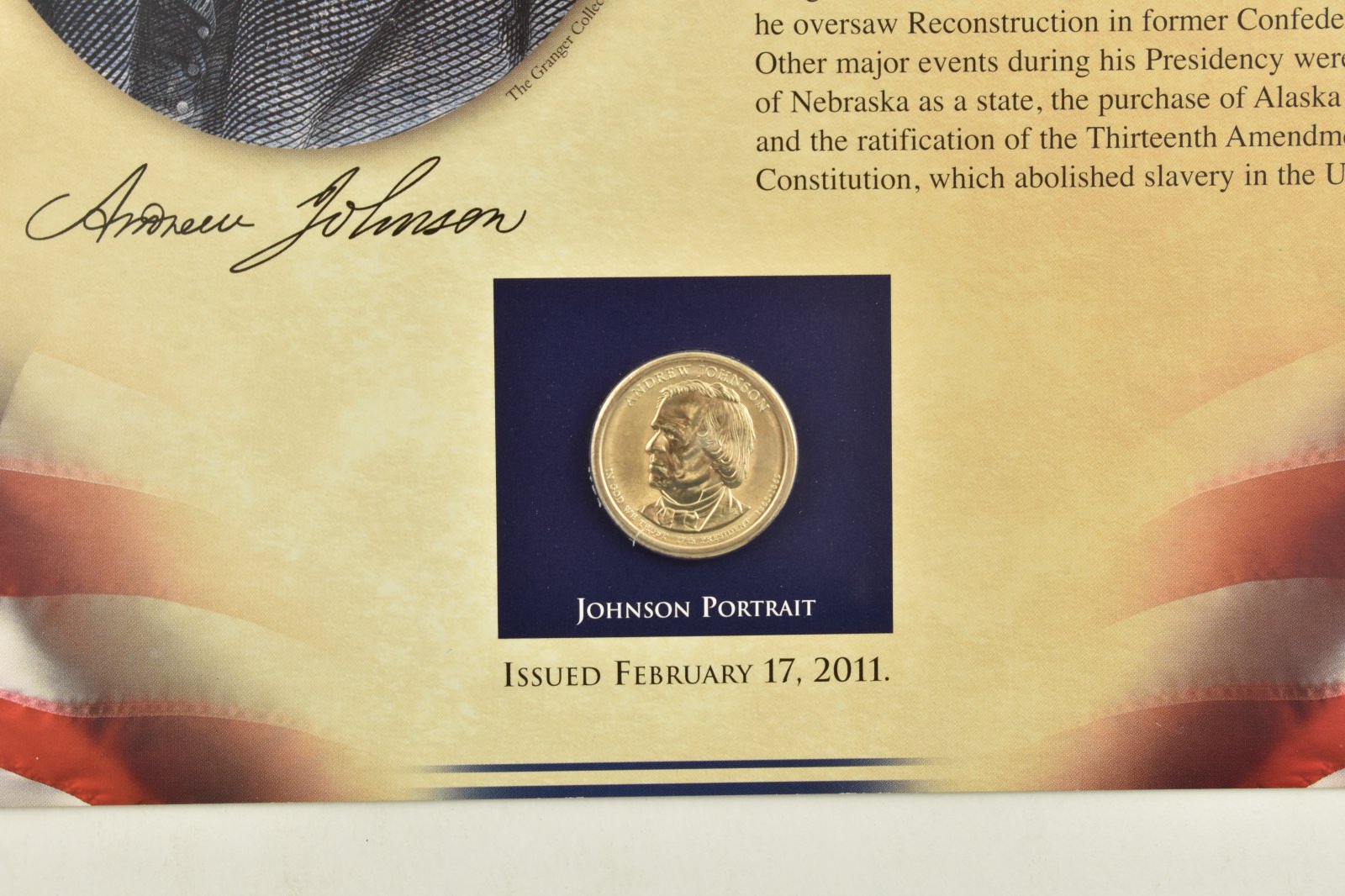 US Stamp & Presidential Dollar Beautifully Displayed Coin Set Story ...