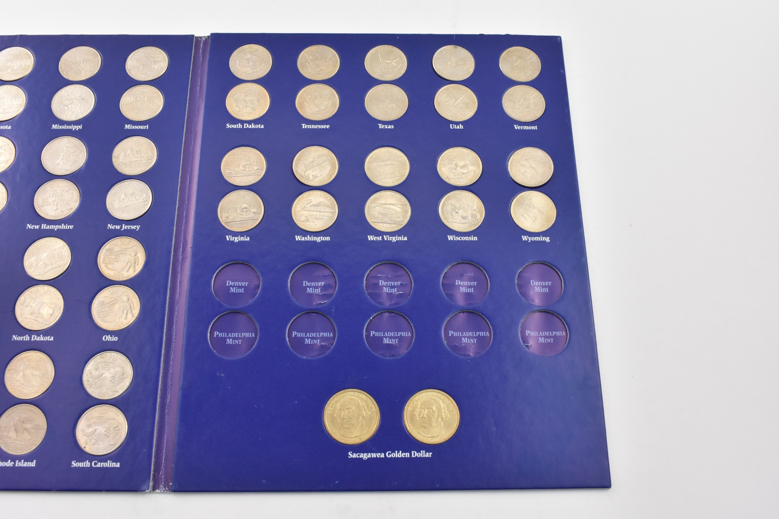 U.S. State 1999-2008 Washington Quarter Collection Set - Mostly ...