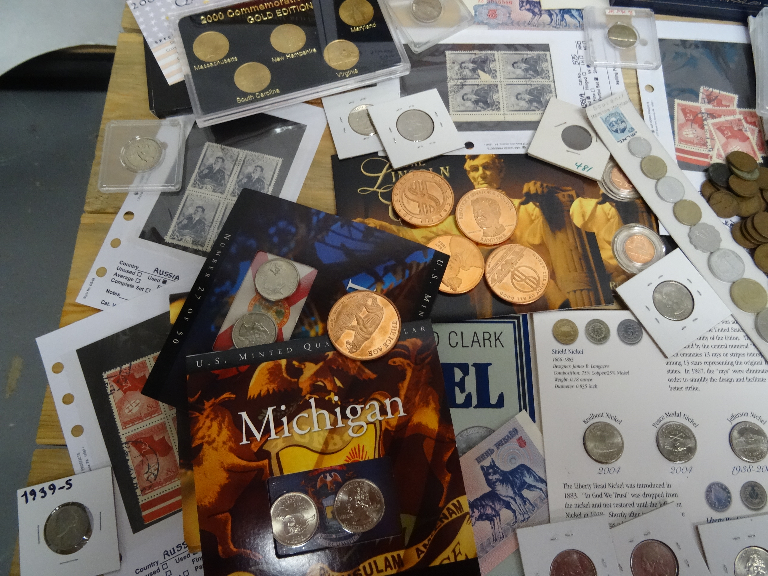 US World Coin Currency Collection Silver, Dollars, Sets, Lot - All ...