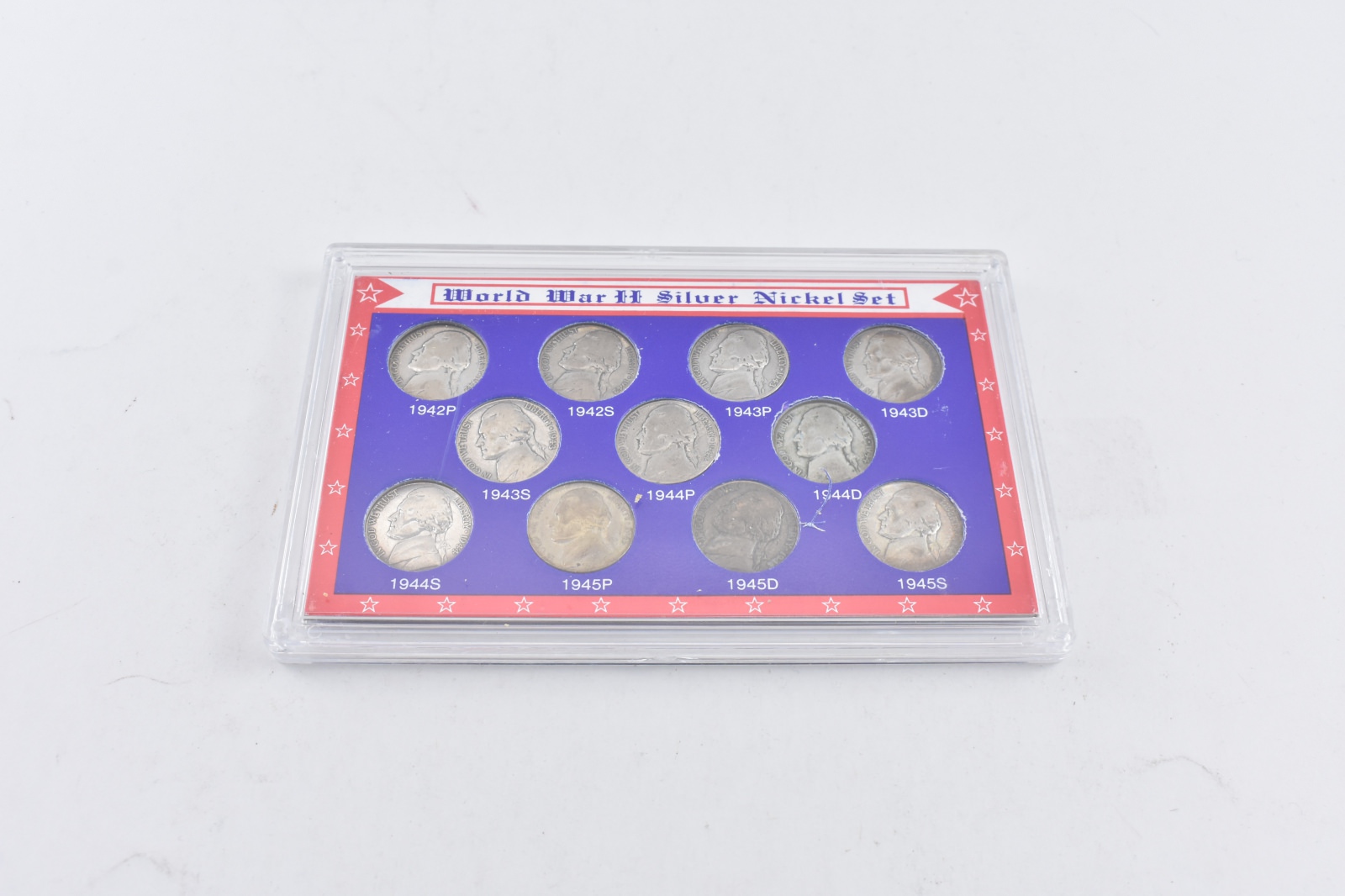 U.S. World War II Jefferson Silver Nickel Set Coin Collection - Great ...