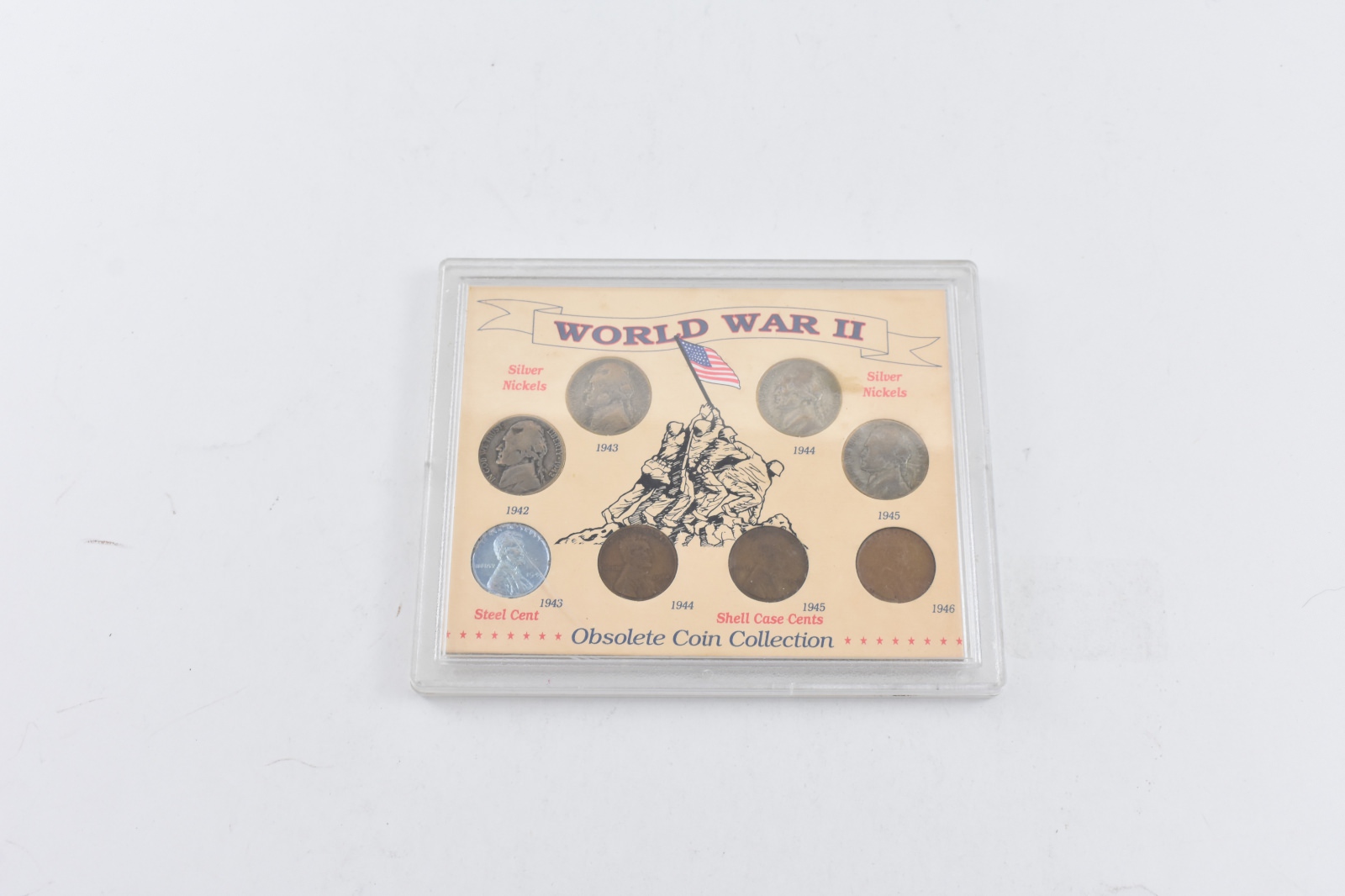 U.S. World War II Wartime Type Set Coin Collection - Great Display ...