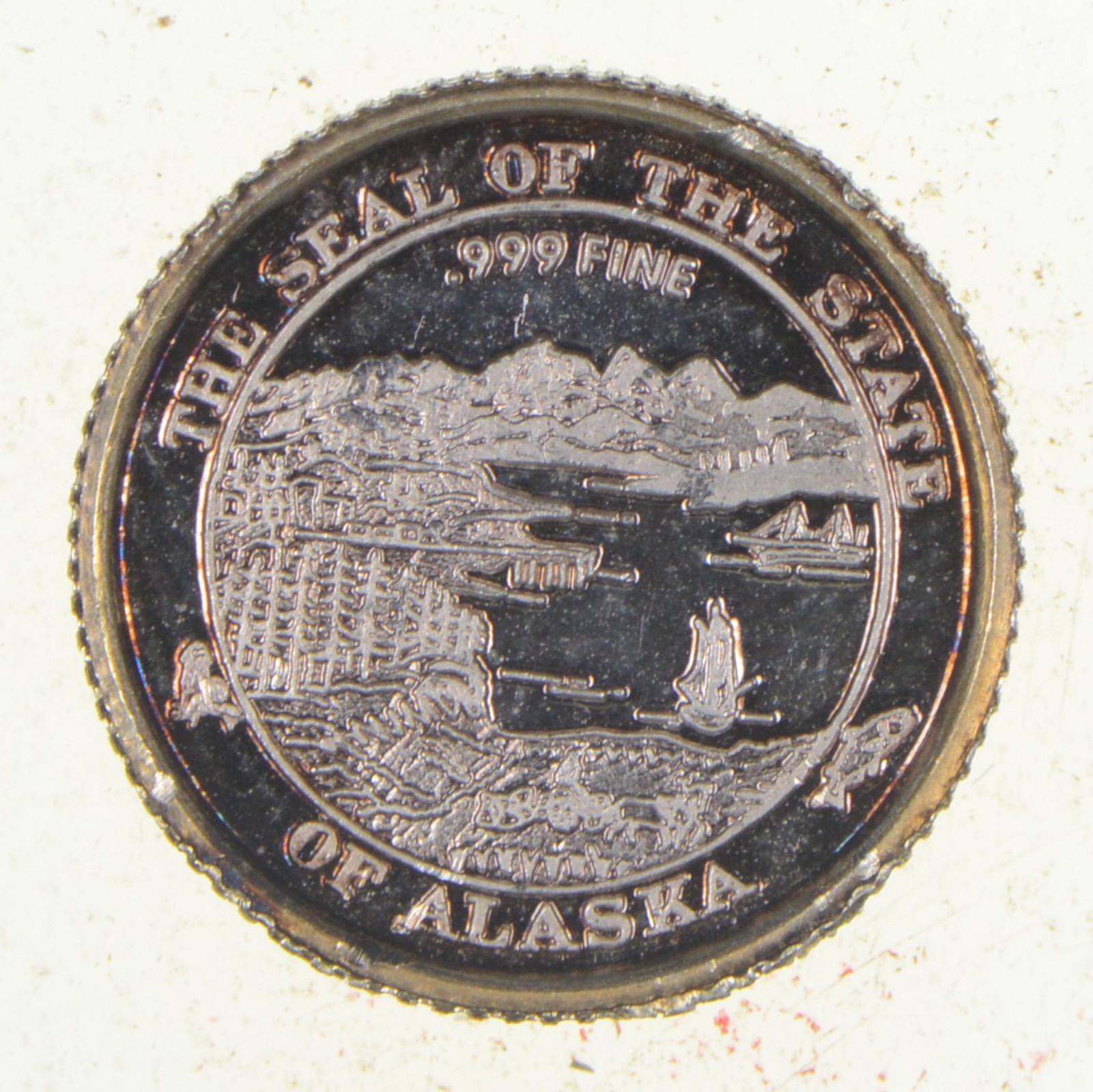 Very Interesting - .999 Fine Silver - The Seal Of The State Of Alaska ...