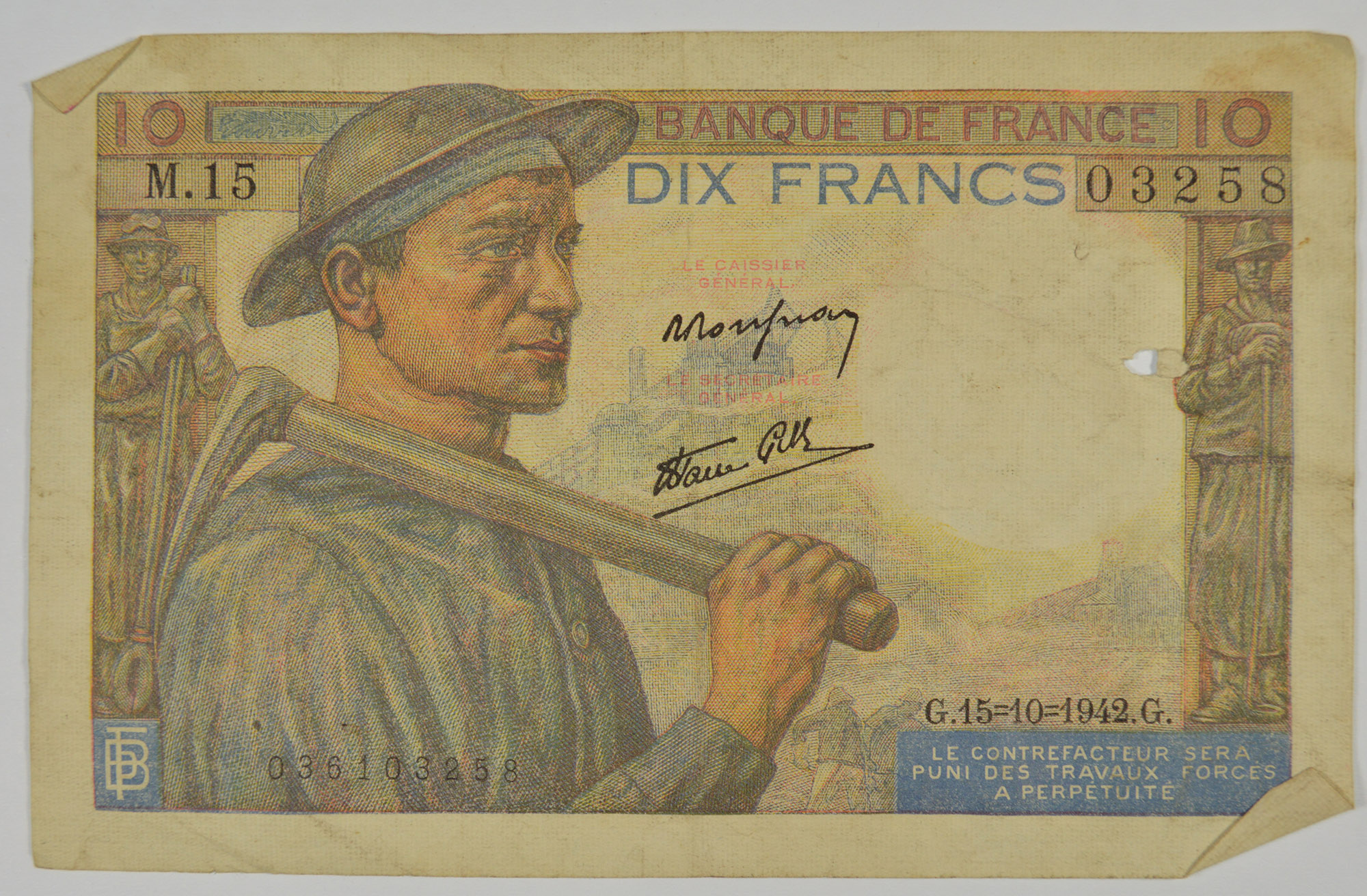Vintage Franc Paper Money - Highly Collectible - Great Artwork ...