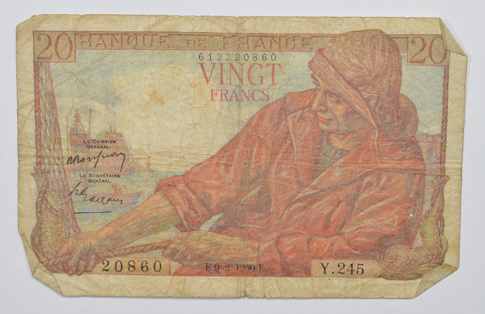 Vintage Franc Paper Money - Highly Collectible - Great Artwork ...