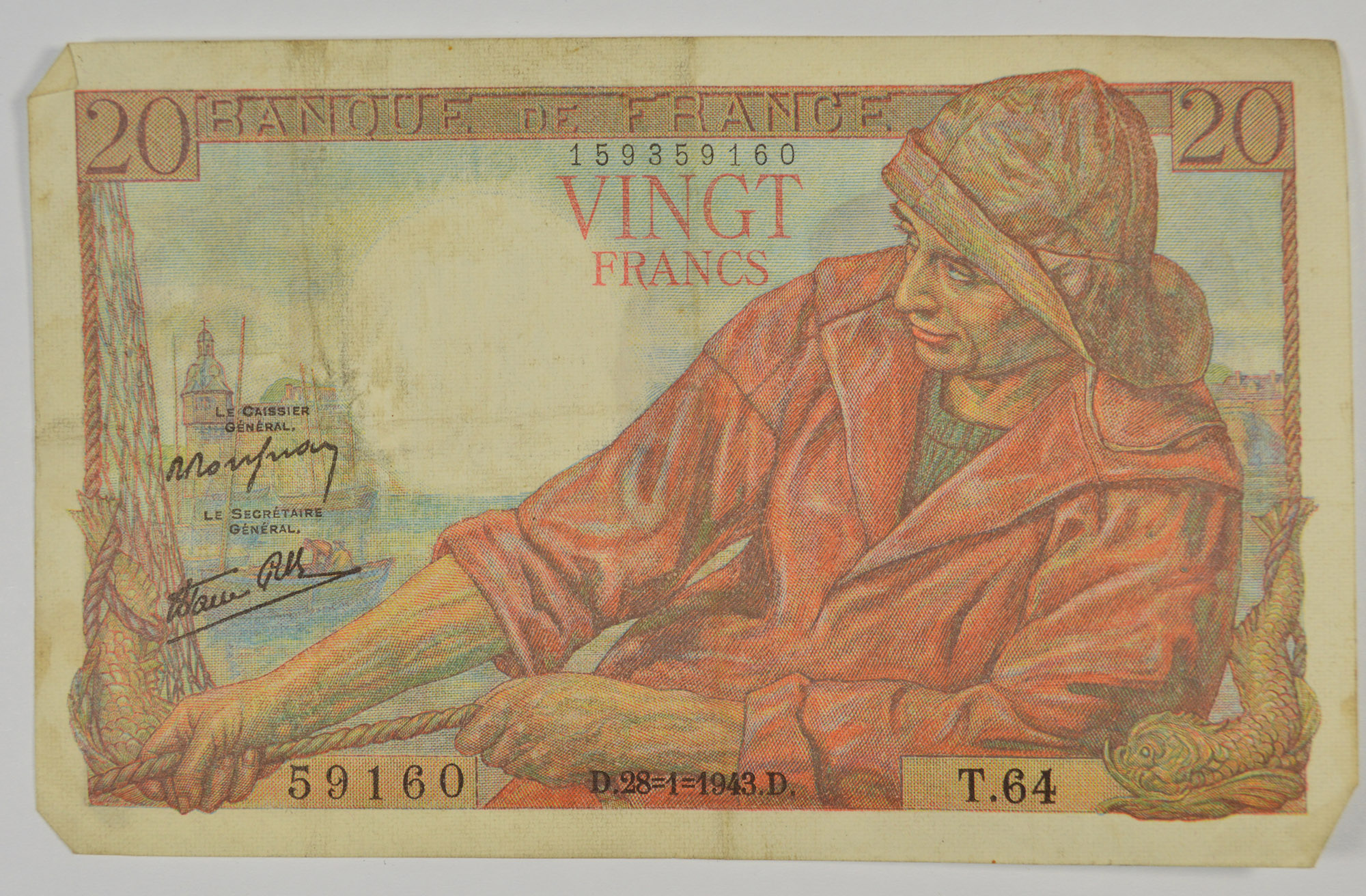 Vintage Franc Paper Money - Highly Collectible - Great Artwork ...