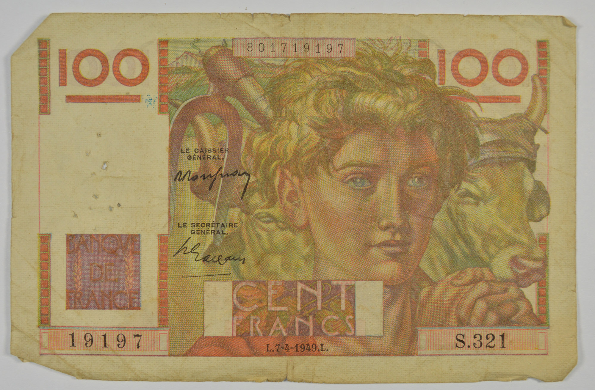 Vintage Franc Paper Money - Highly Collectible - Great Artwork ...