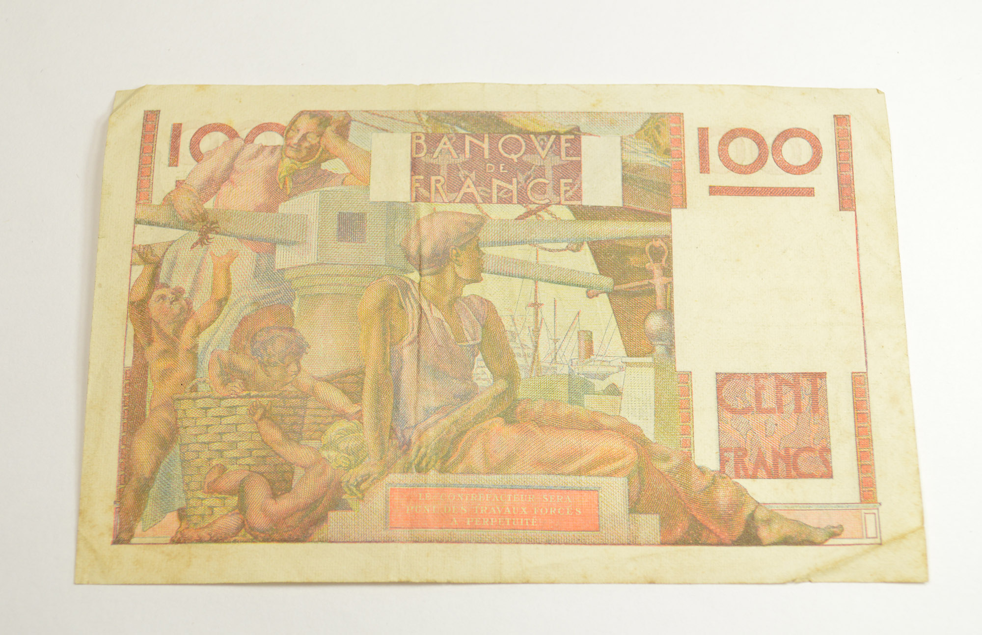 Vintage Franc Paper Money - Highly Collectible - Great Artwork ...