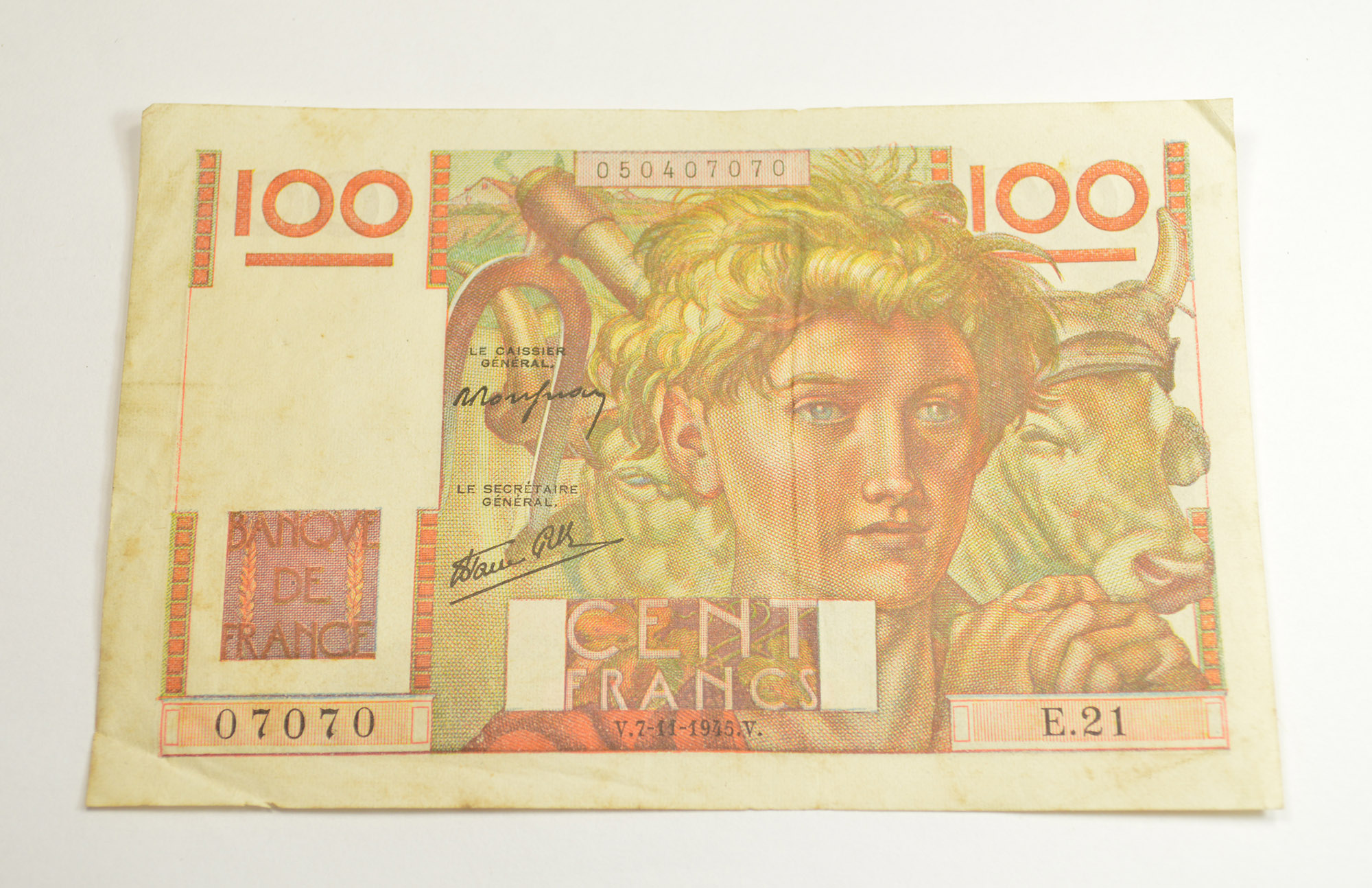 Vintage Franc Paper Money - Highly Collectible - Great Artwork ...
