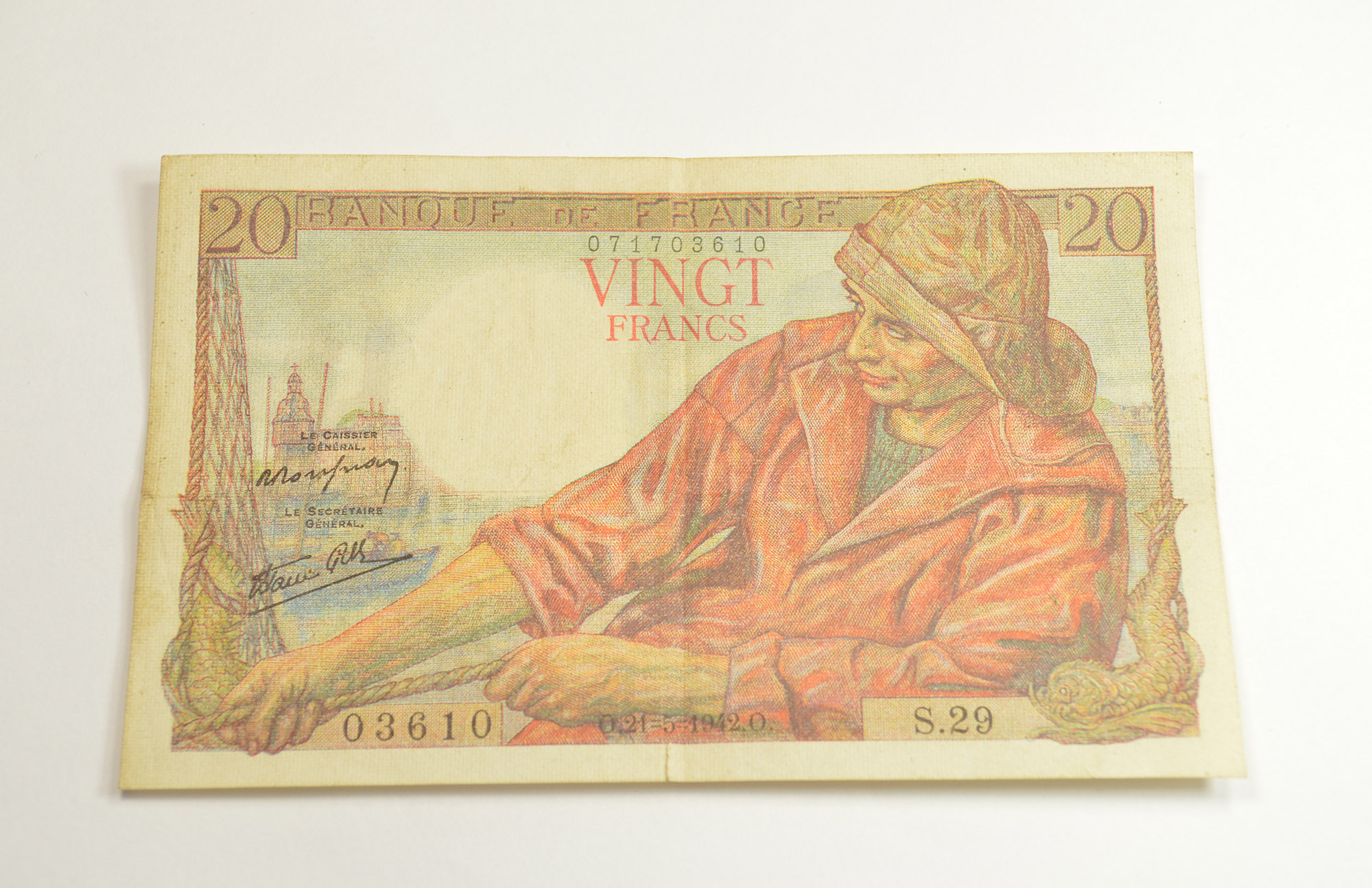 Vintage Franc Paper Money - Highly Collectible - Great Artwork ...