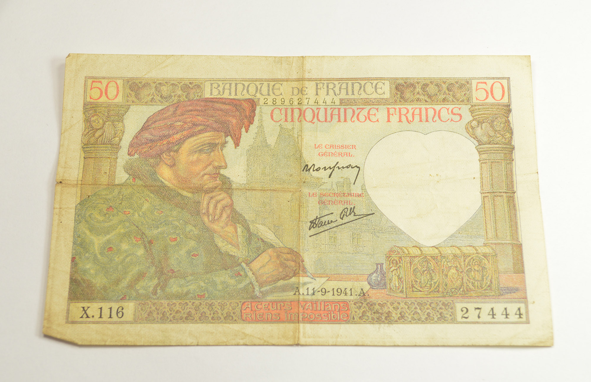 Vintage Franc Paper Money - Highly Collectible - Great Artwork ...