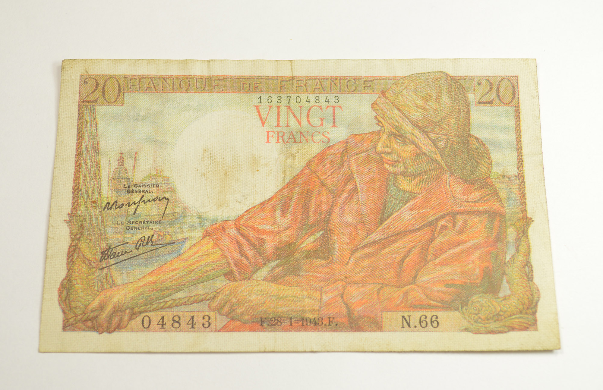 Vintage Franc Paper Money - Highly Collectible - Great Artwork ...