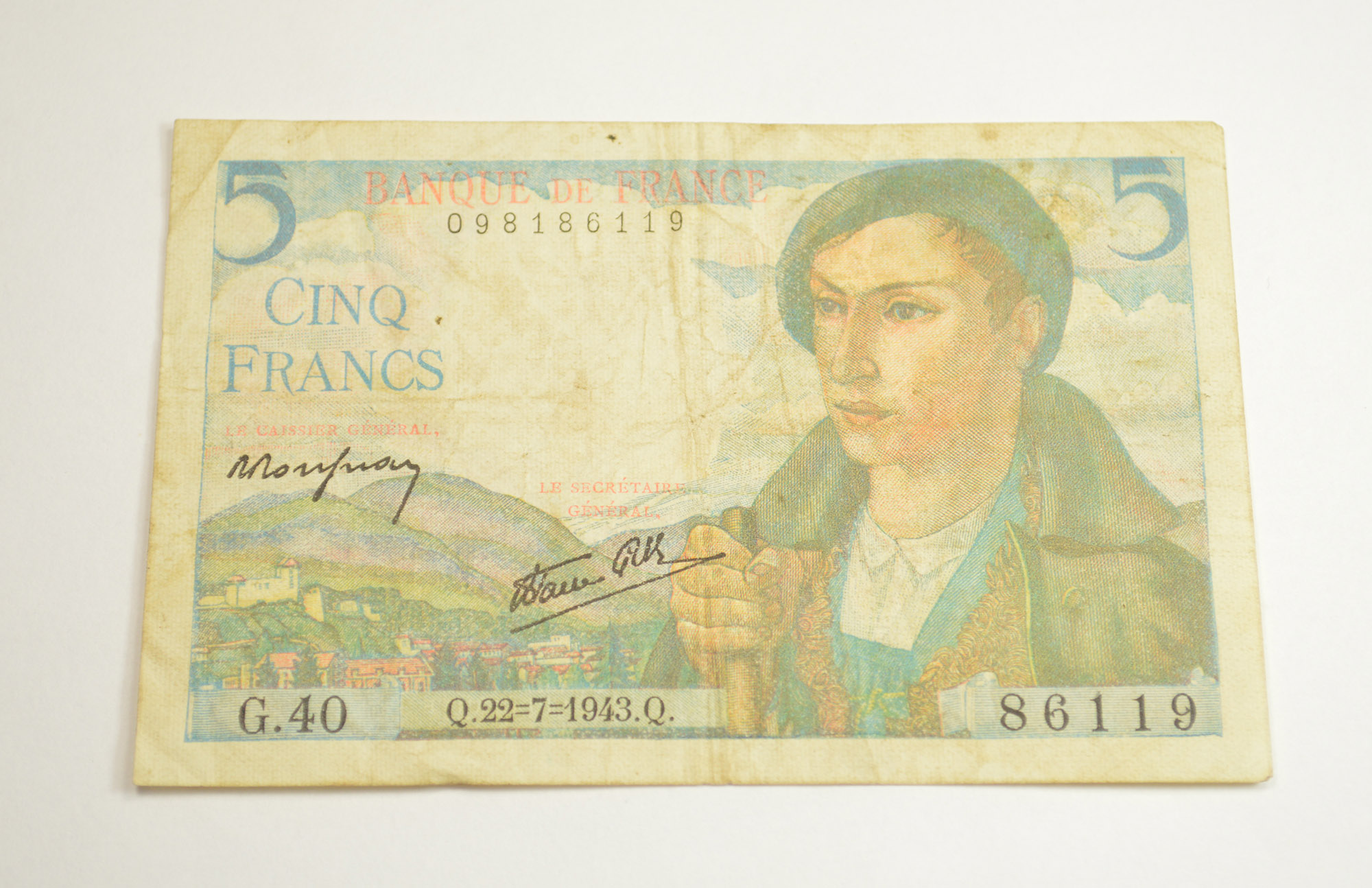 Vintage Franc Paper Money - Highly Collectible - Great Artwork ...