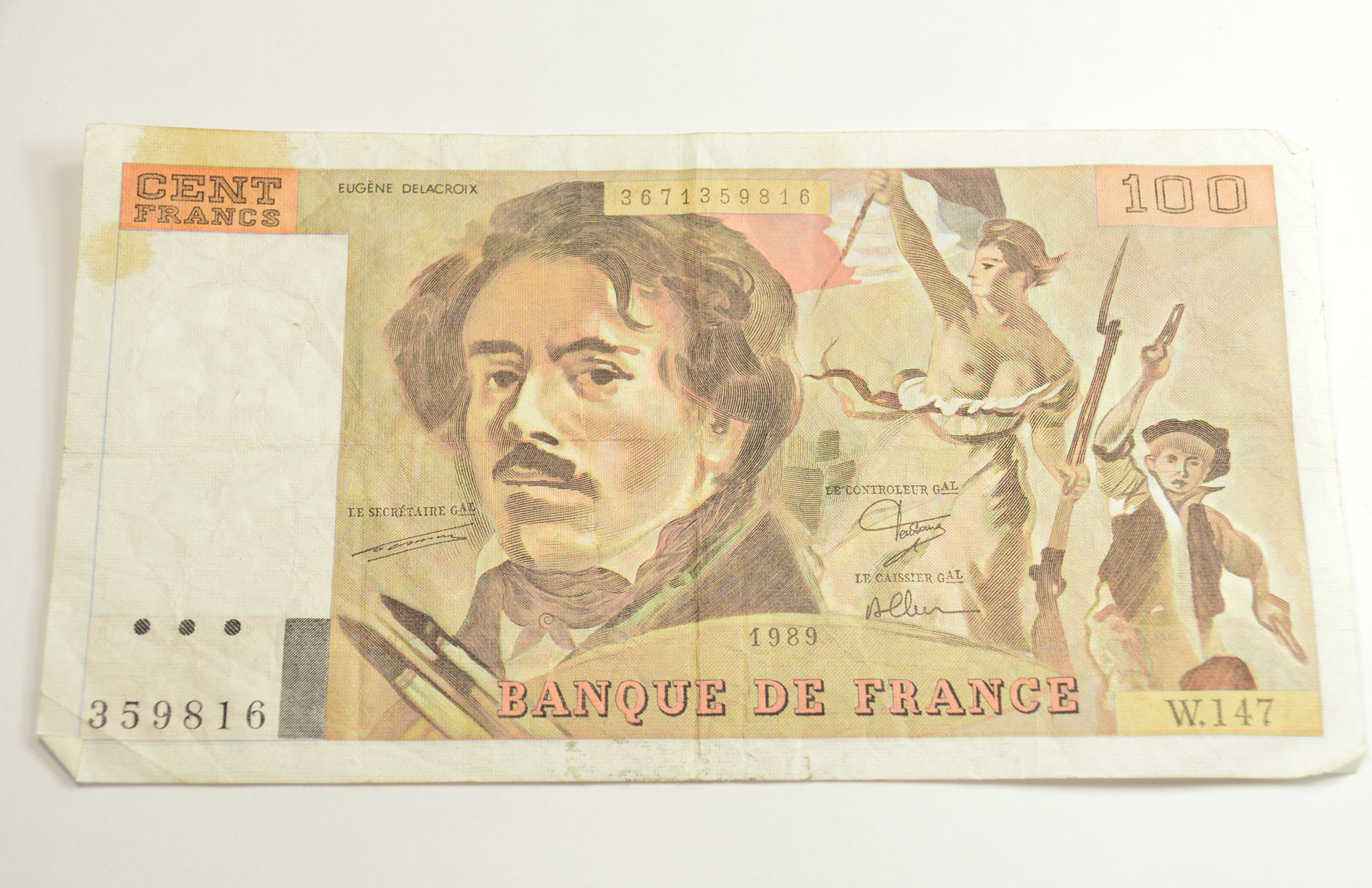 Vintage Franc Paper Money - Highly Collectible - Great Artwork ...
