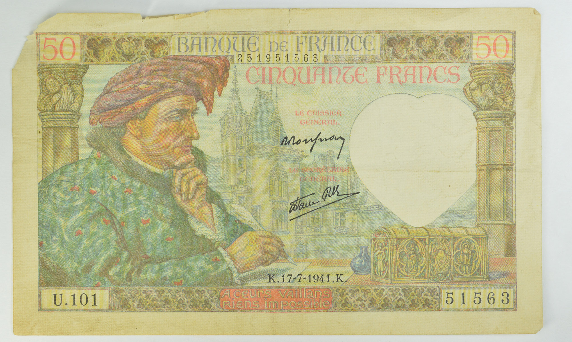 Vintage Franc Paper Money - Highly Collectible - Great Artwork ...