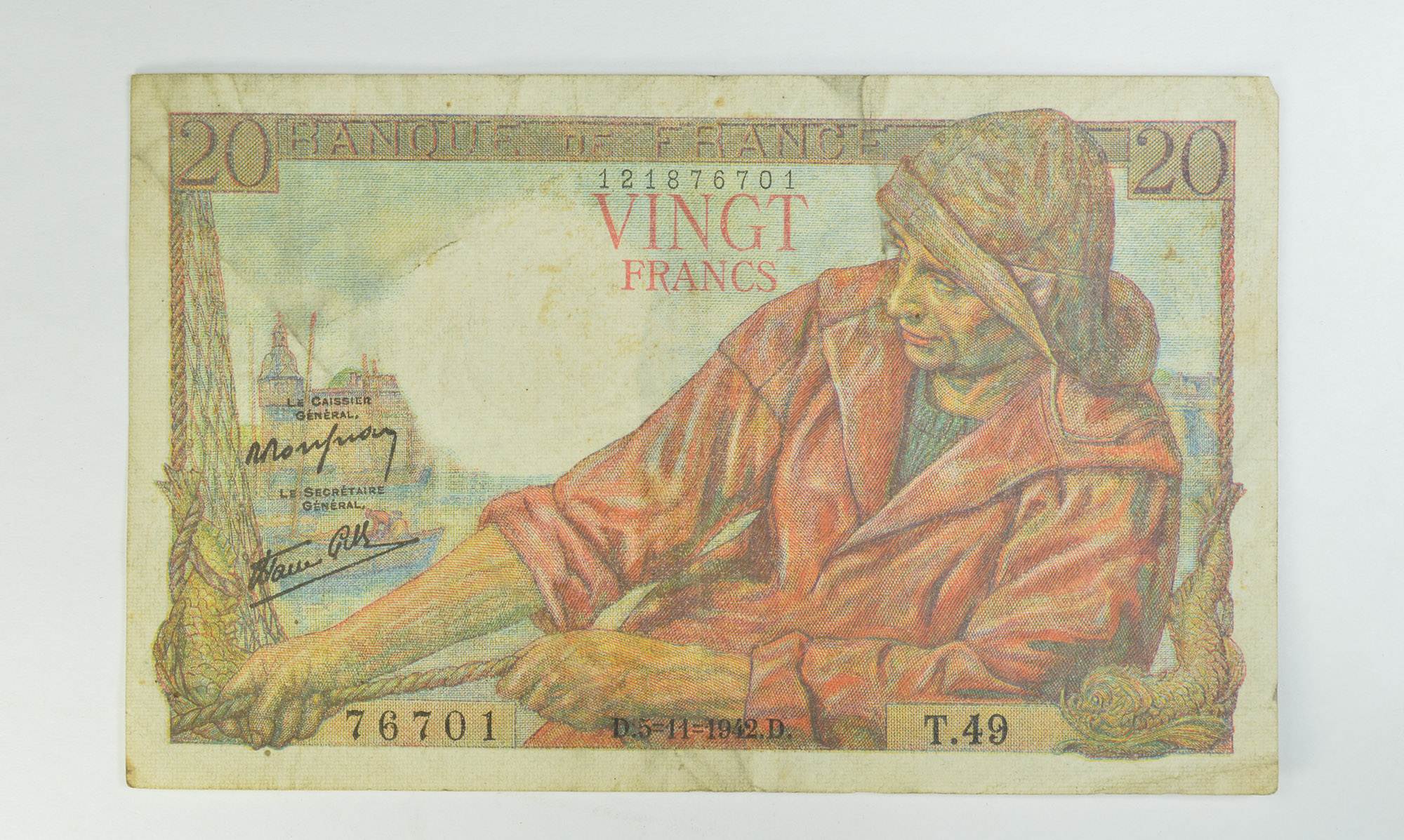 Vintage Franc Paper Money - Highly Collectible - Great Artwork ...