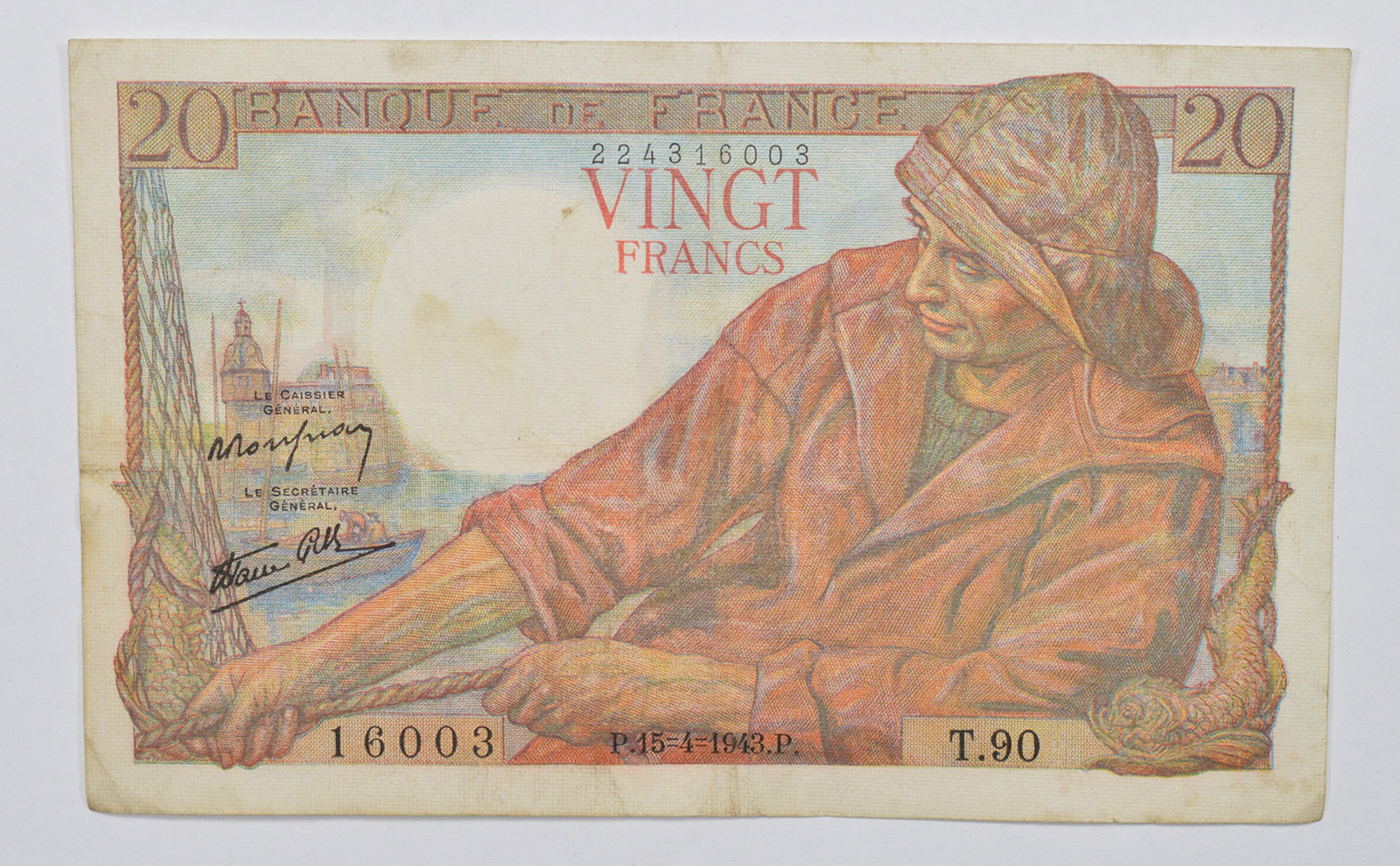 Vintage Franc Paper Money - Highly Collectible - Great Artwork ...