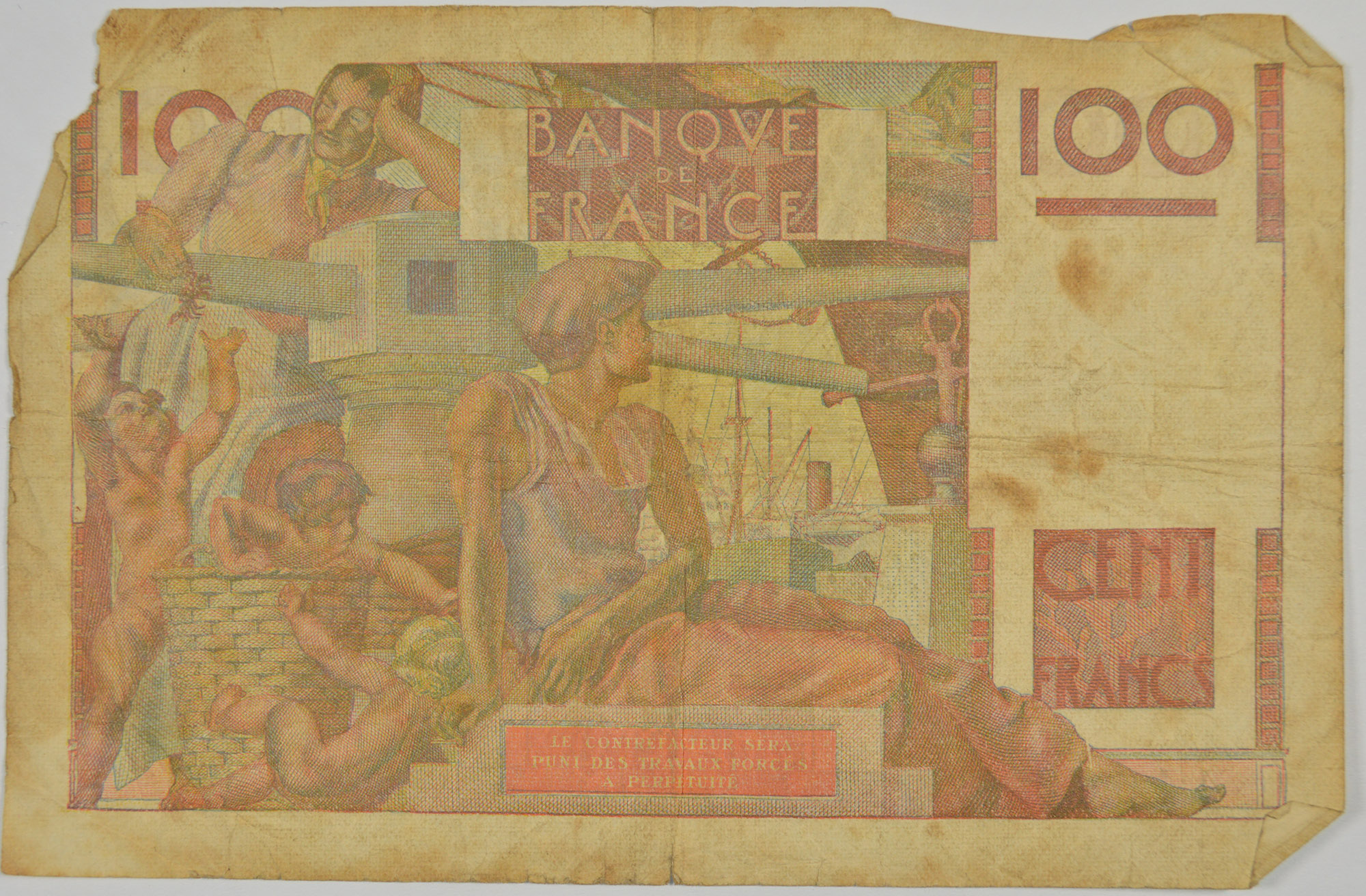 Vintage Franc Paper Money - Highly Collectible - Great Artwork ...