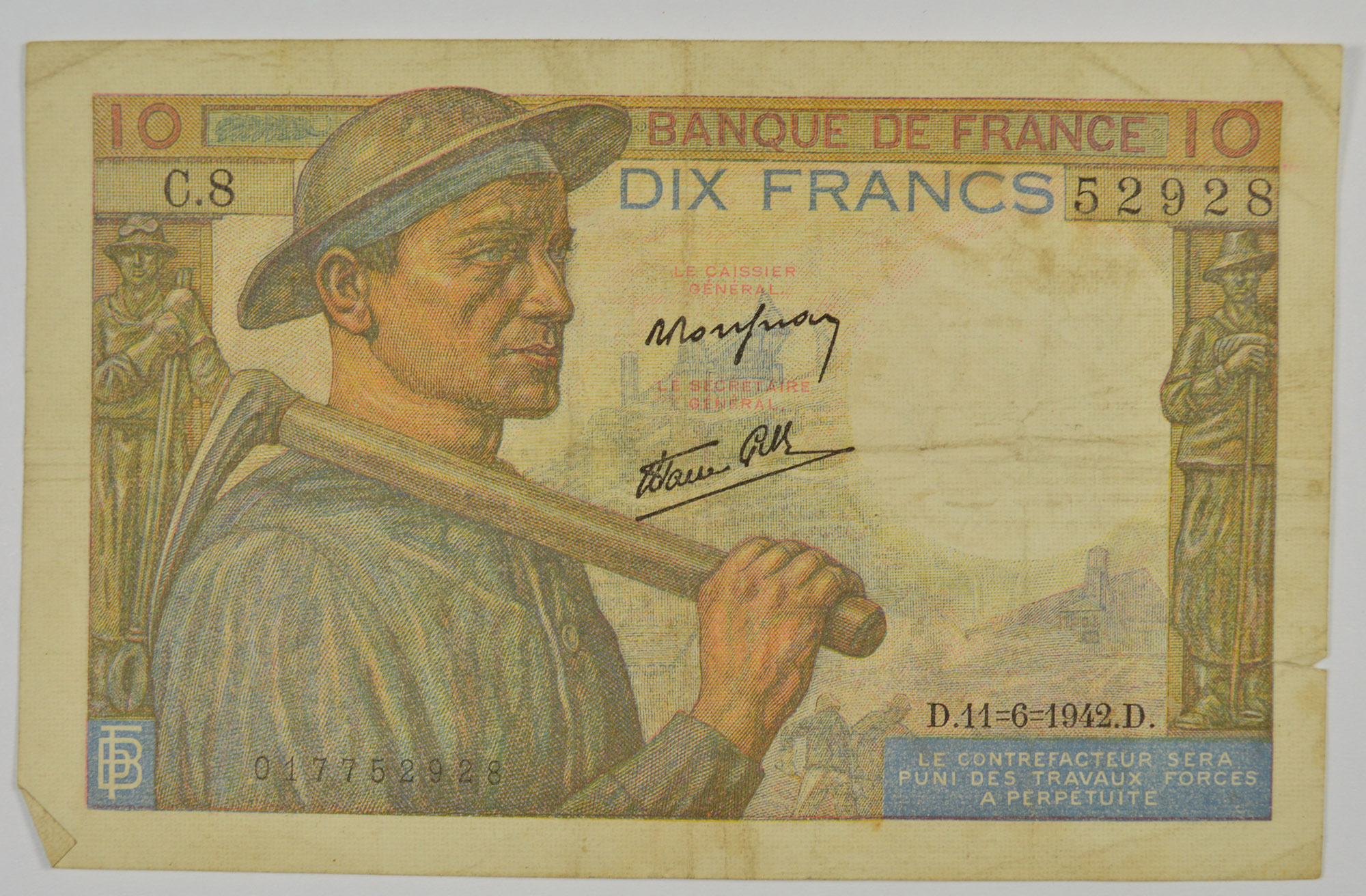 Vintage Franc Paper Money - Highly Collectible - Great Artwork ...