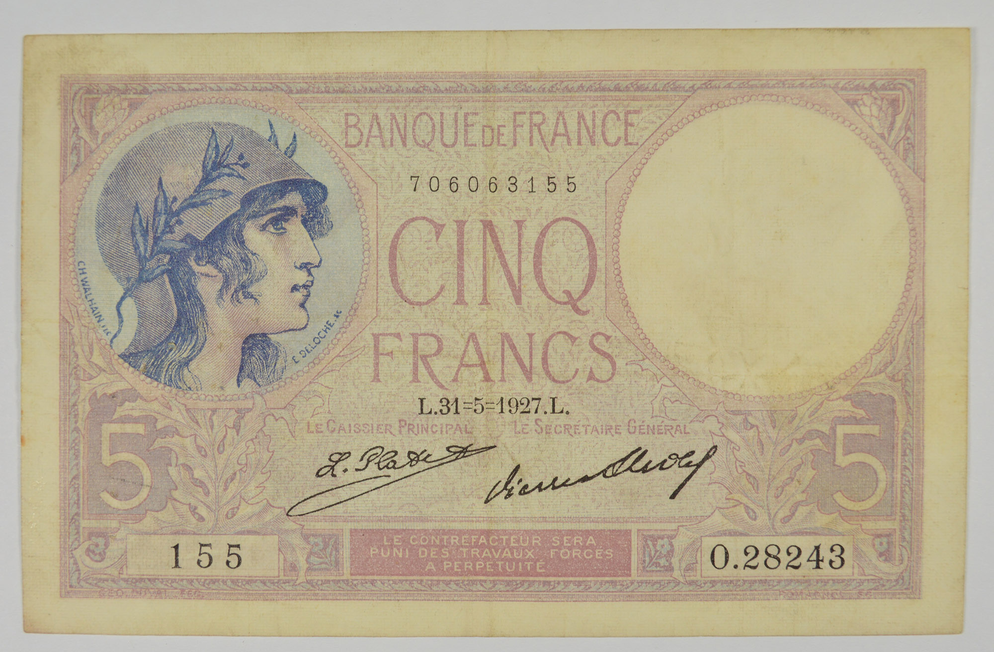 Vintage Franc Paper Money - Highly Collectible - Great Artwork ...