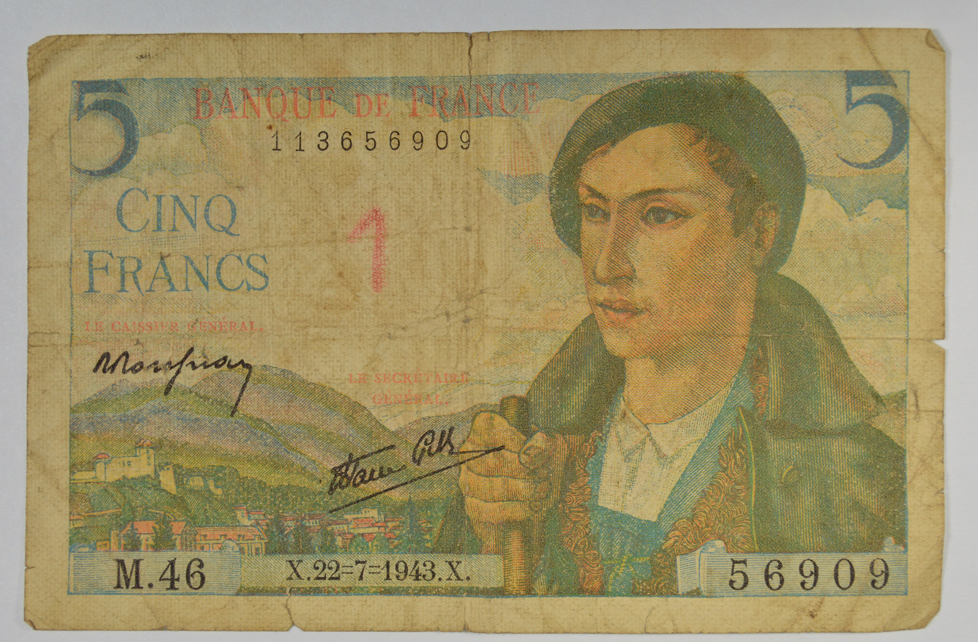 Vintage Franc Paper Money - Highly Collectible - Great Artwork ...
