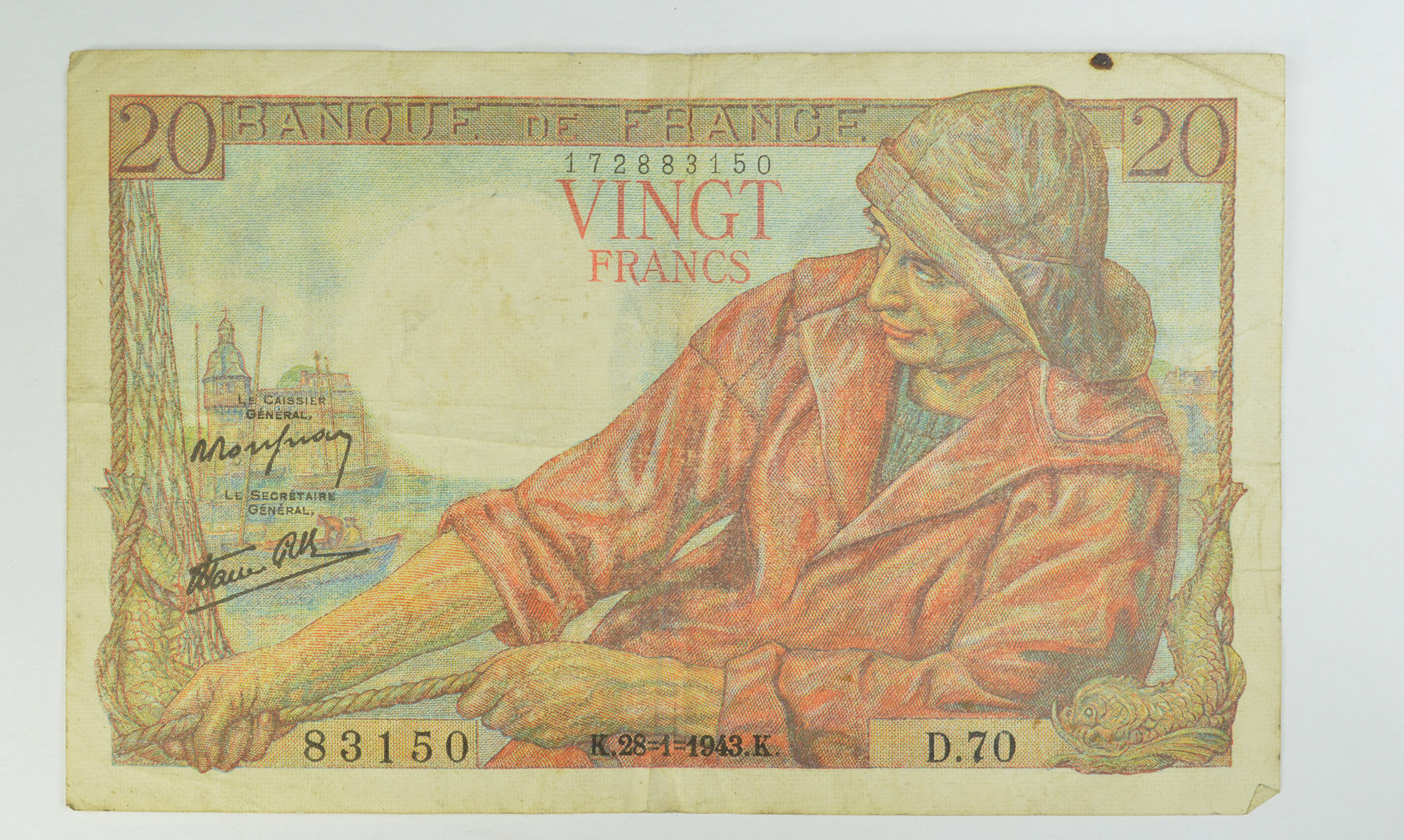 Vintage Franc Paper Money - Highly Collectible - Great Artwork ...