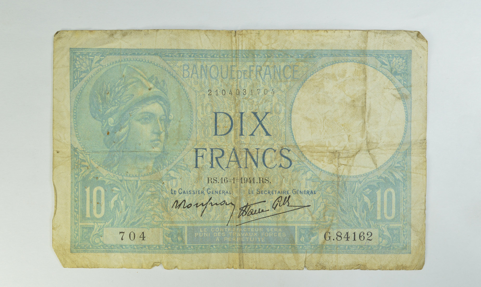 Vintage Franc Paper Money - Highly Collectible - Great Artwork ...