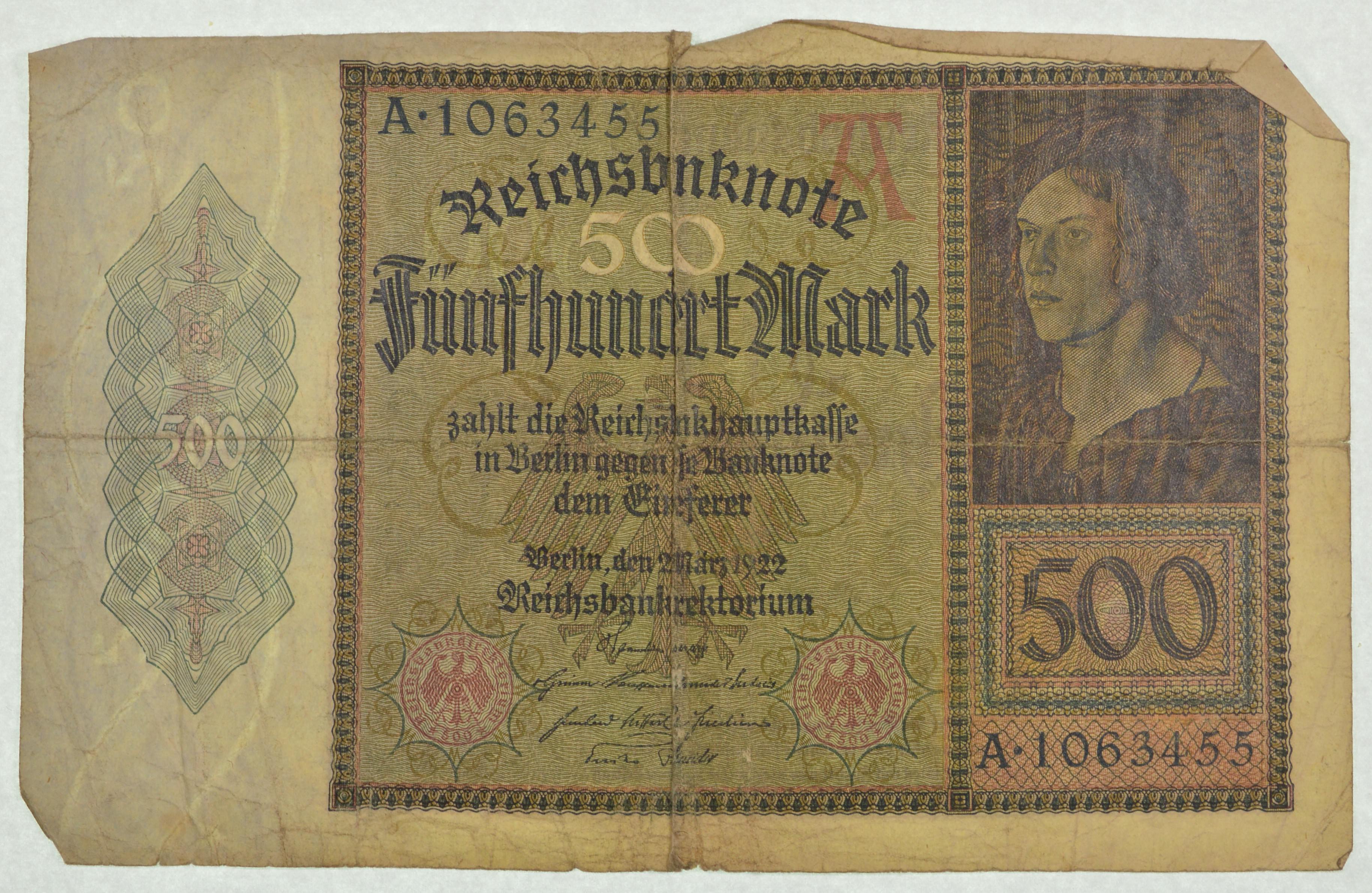 Vintage Germany Paper Money Currency - Historic German Note | Property Room