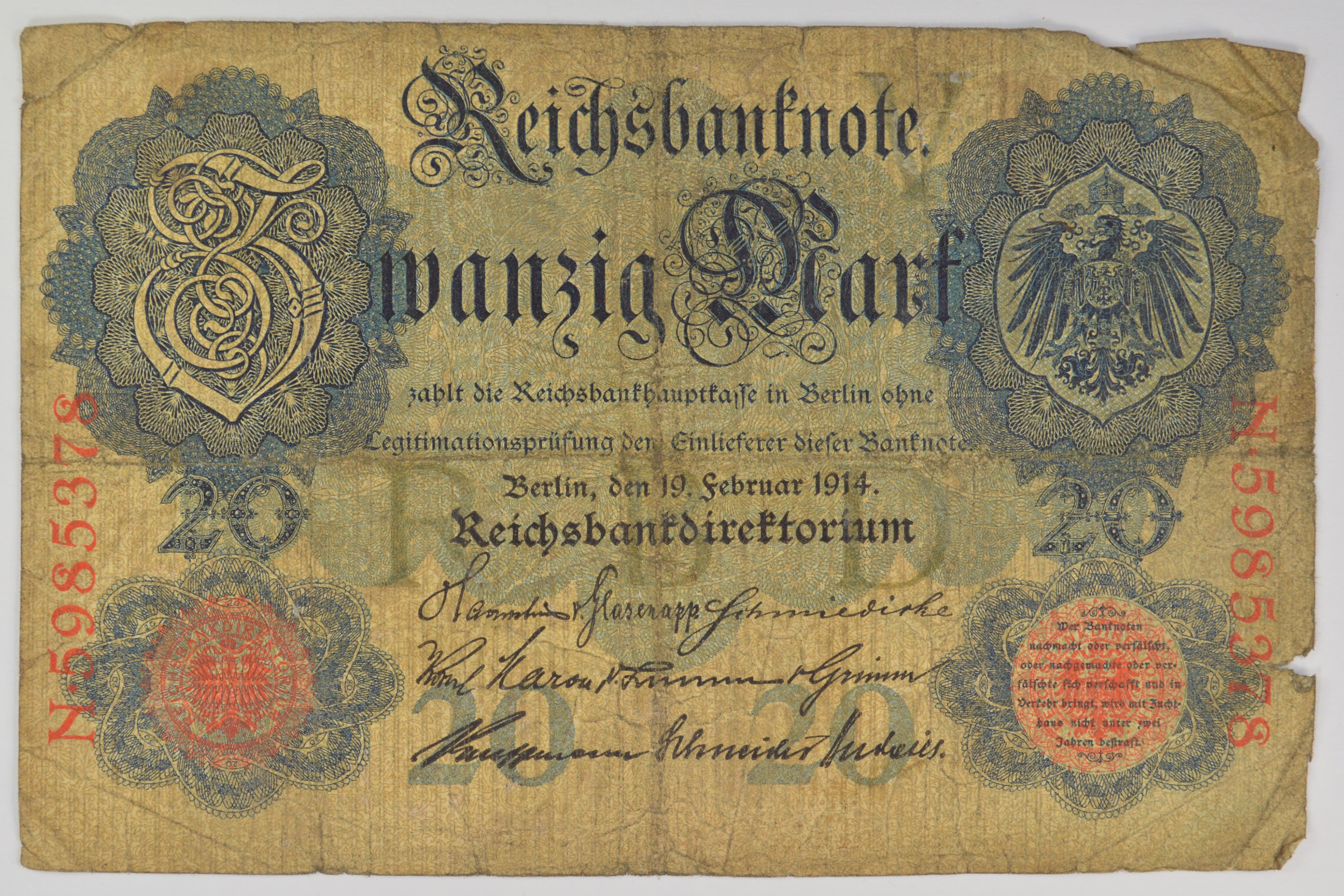 Vintage Germany Paper Money Currency - Historic German Note | Property Room
