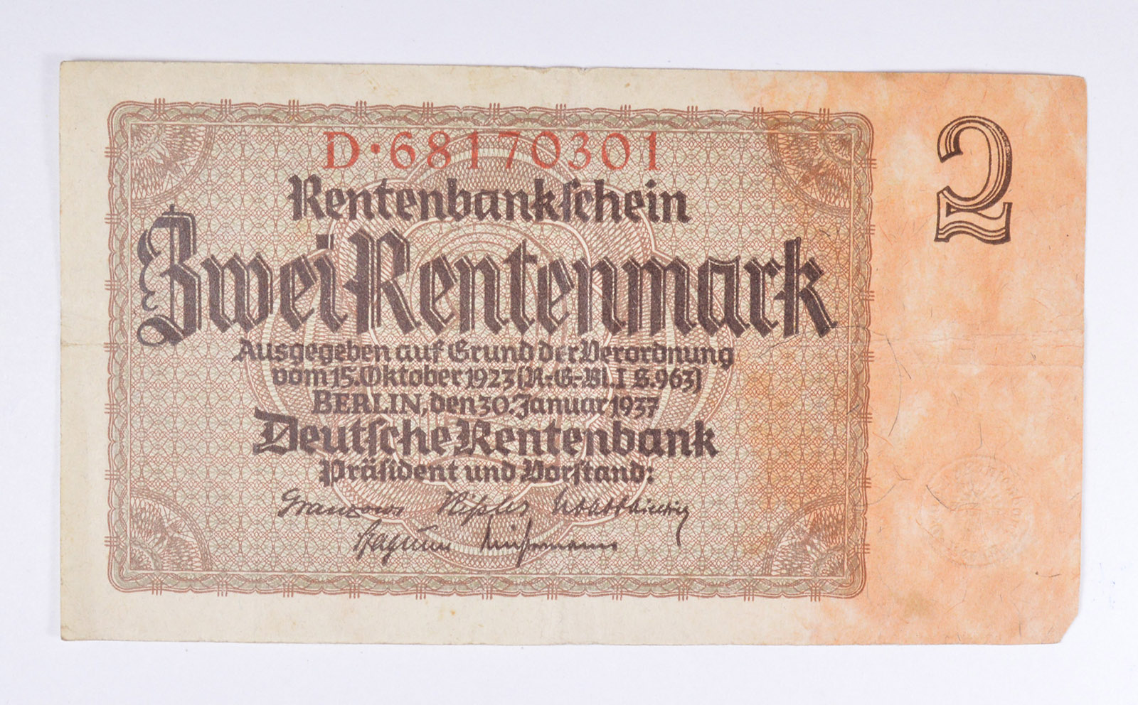 Vintage Germany Paper Money Currency - Historic German Note | Property Room
