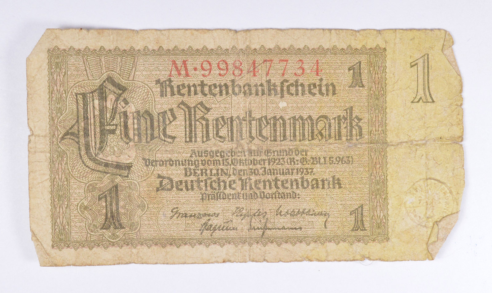 Vintage Germany Paper Money Currency - Historic German Note | Property Room