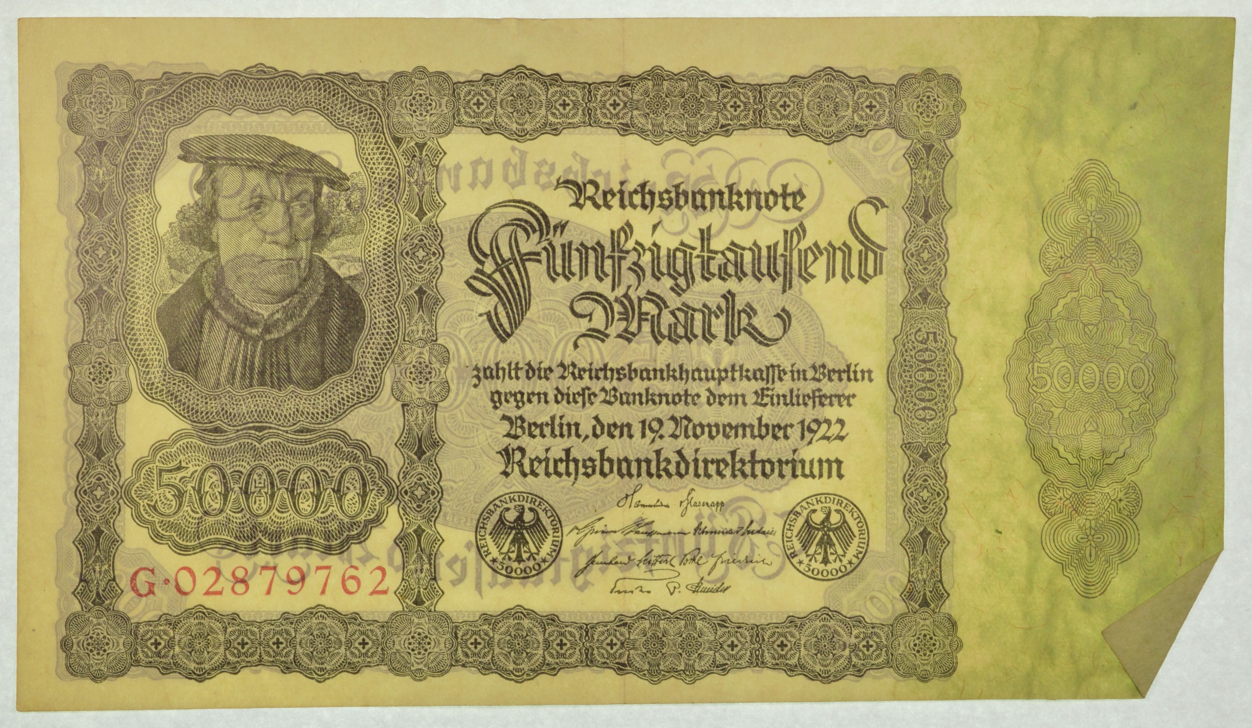 Vintage Germany Paper Money Currency - Historic German Note | Property Room
