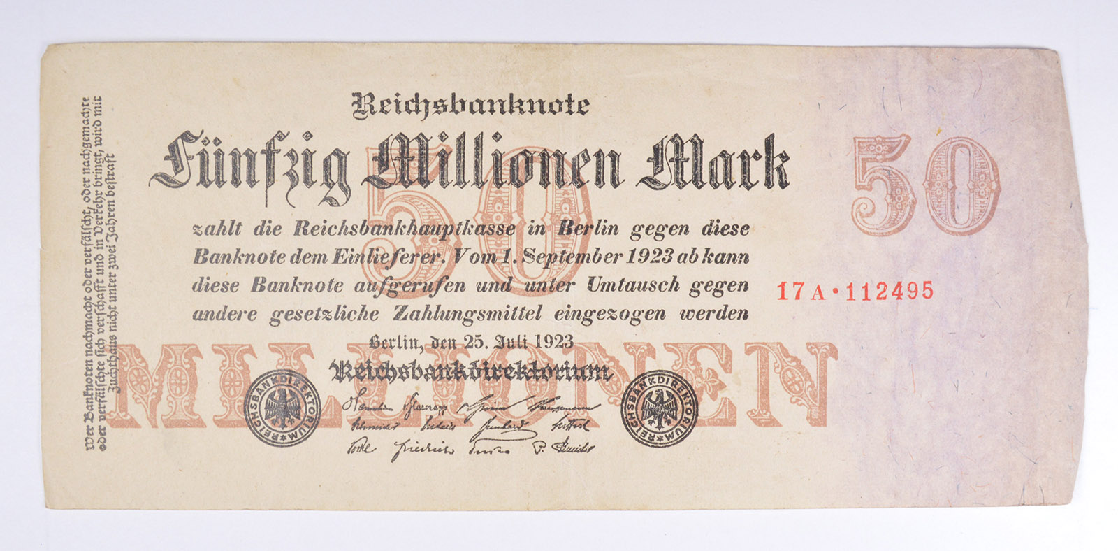 Vintage Germany Paper Money Currency - Historic German Note | Property Room