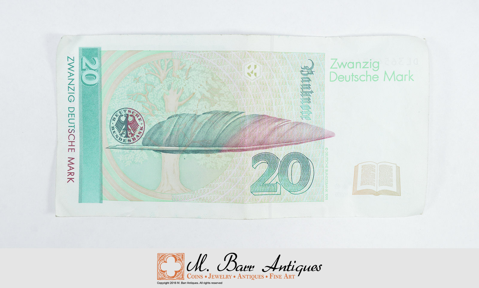 Vintage Germany Paper Money Currency - Historic German Note | Property Room