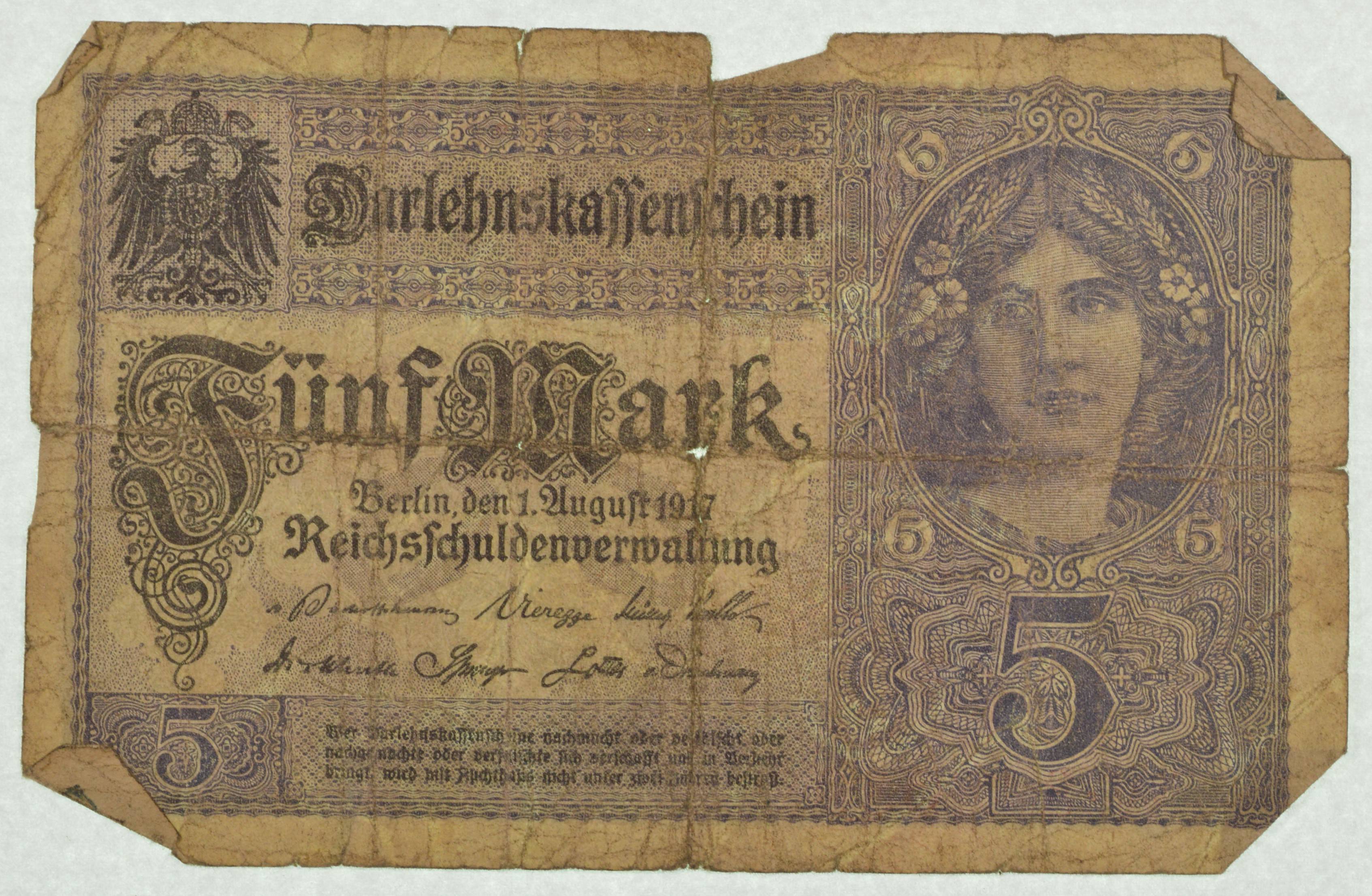 Vintage Germany Paper Money Currency - Historic German Note | Property Room