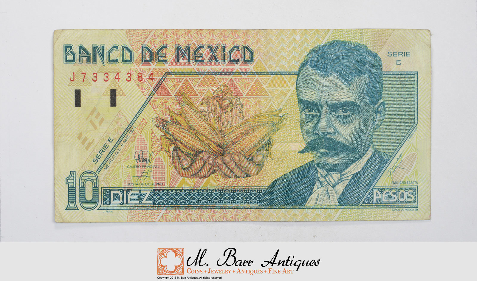 Vintage Mexican Paper Money Currency - Collectible Note | Property Room