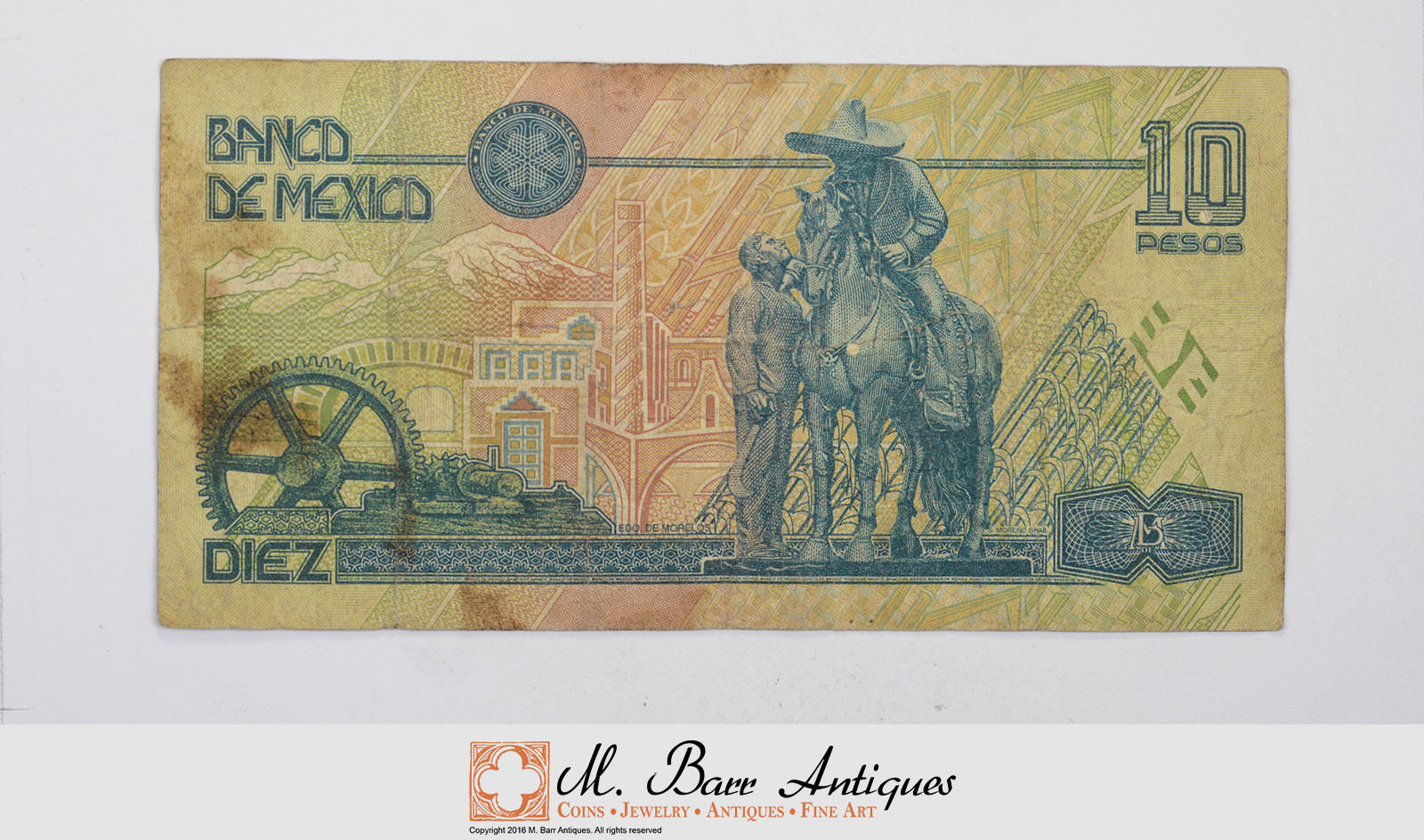 Vintage Mexican Paper Money Currency - Collectible Note | Property Room