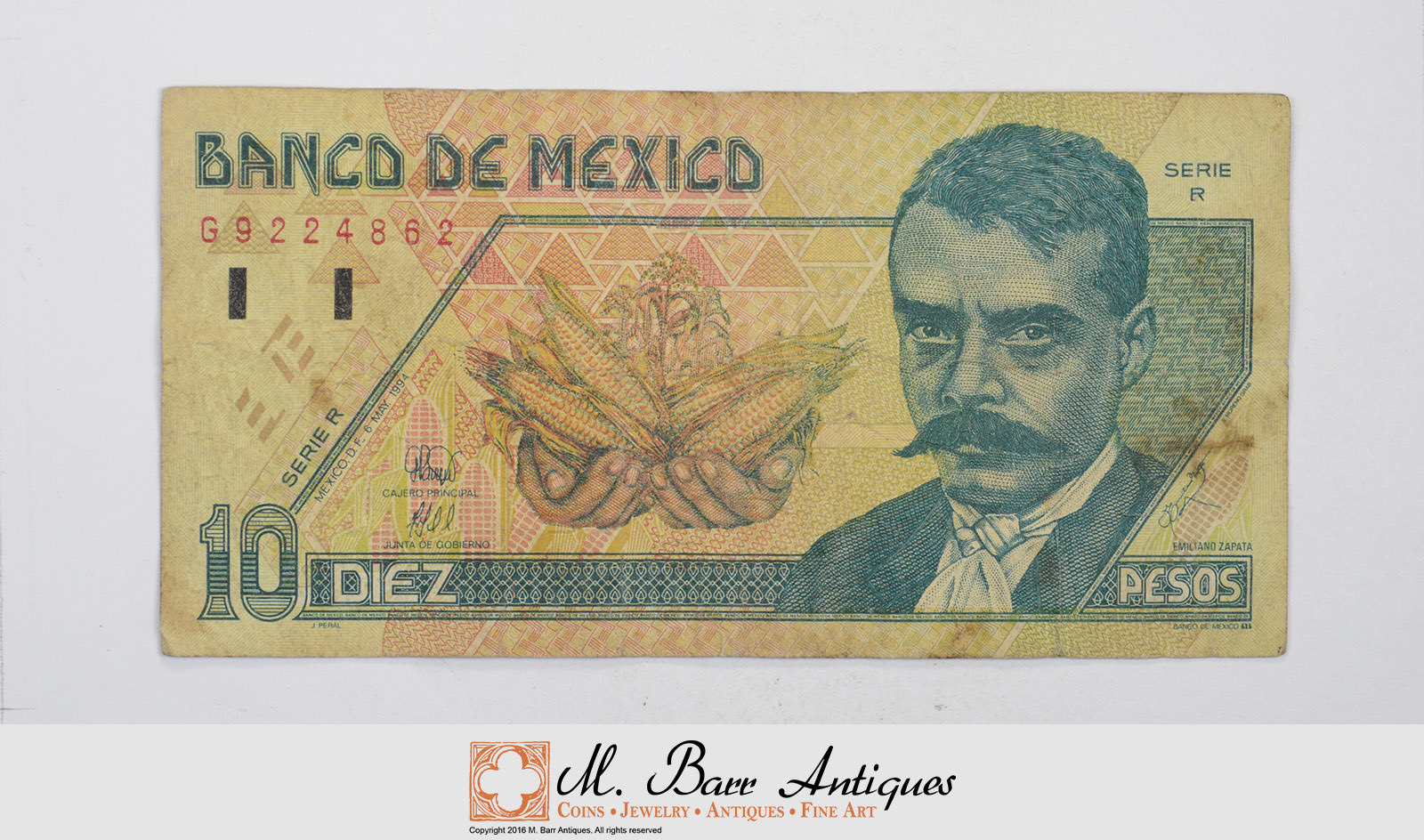 Vintage Mexican Paper Money Currency - Collectible Note | Property Room