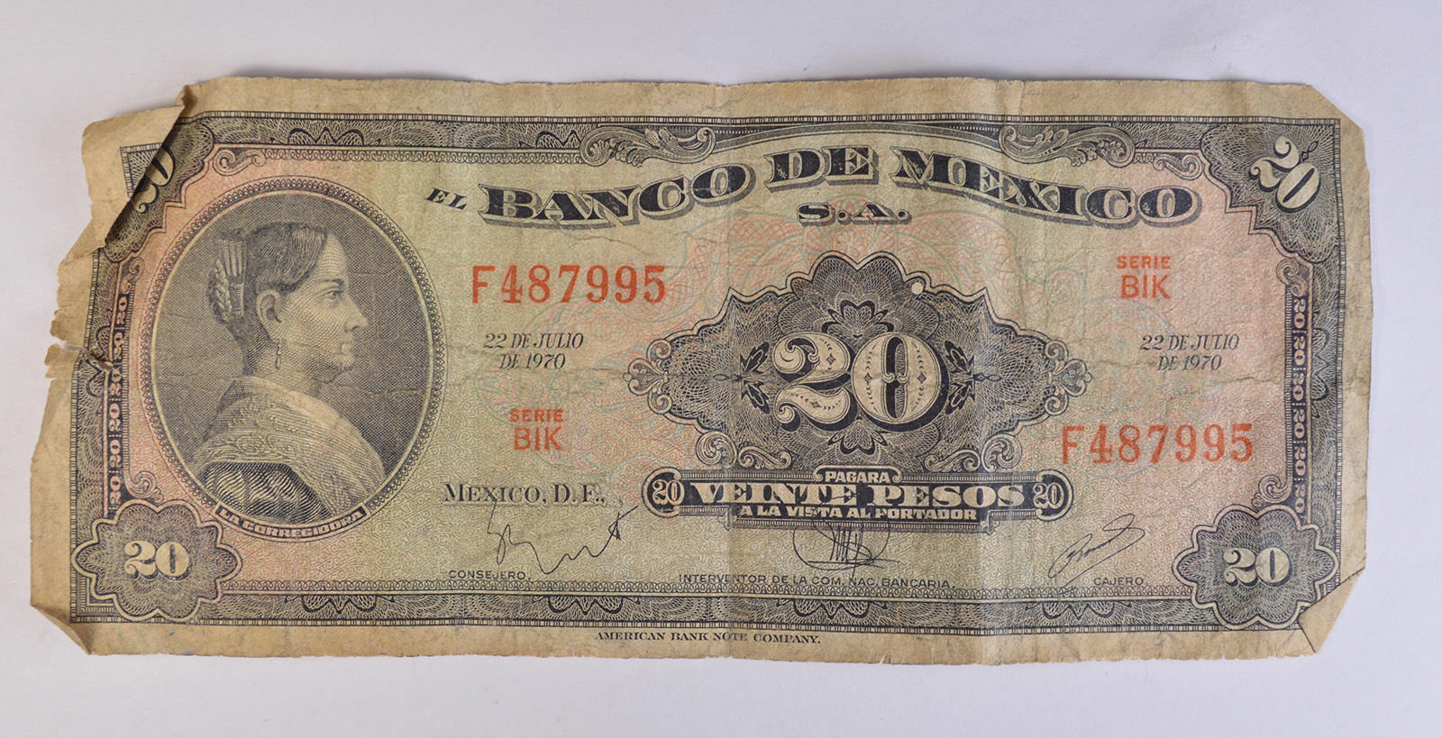Vintage Mexican Paper Money Currency - Collectible Note | Property Room