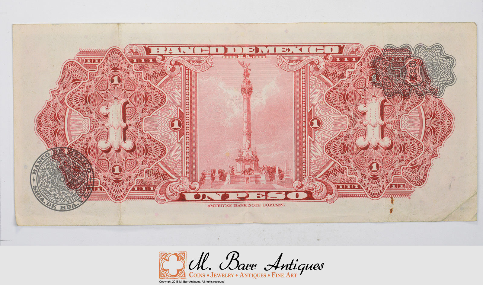 Vintage Mexican Paper Money Currency - Collectible Note | Property Room