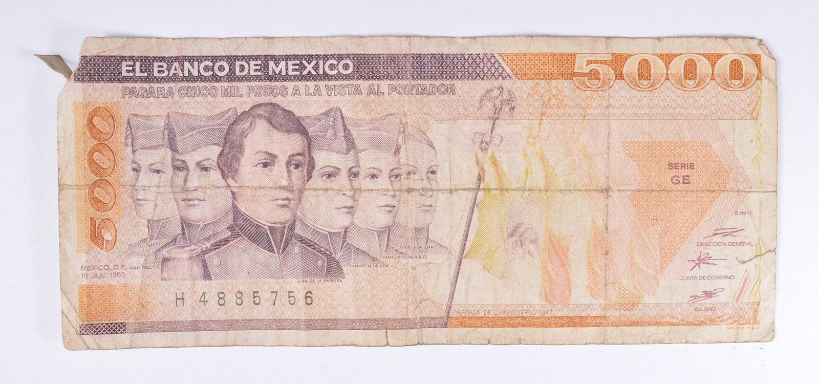 Vintage Mexican Paper Money Currency - Collectible Note | Property Room