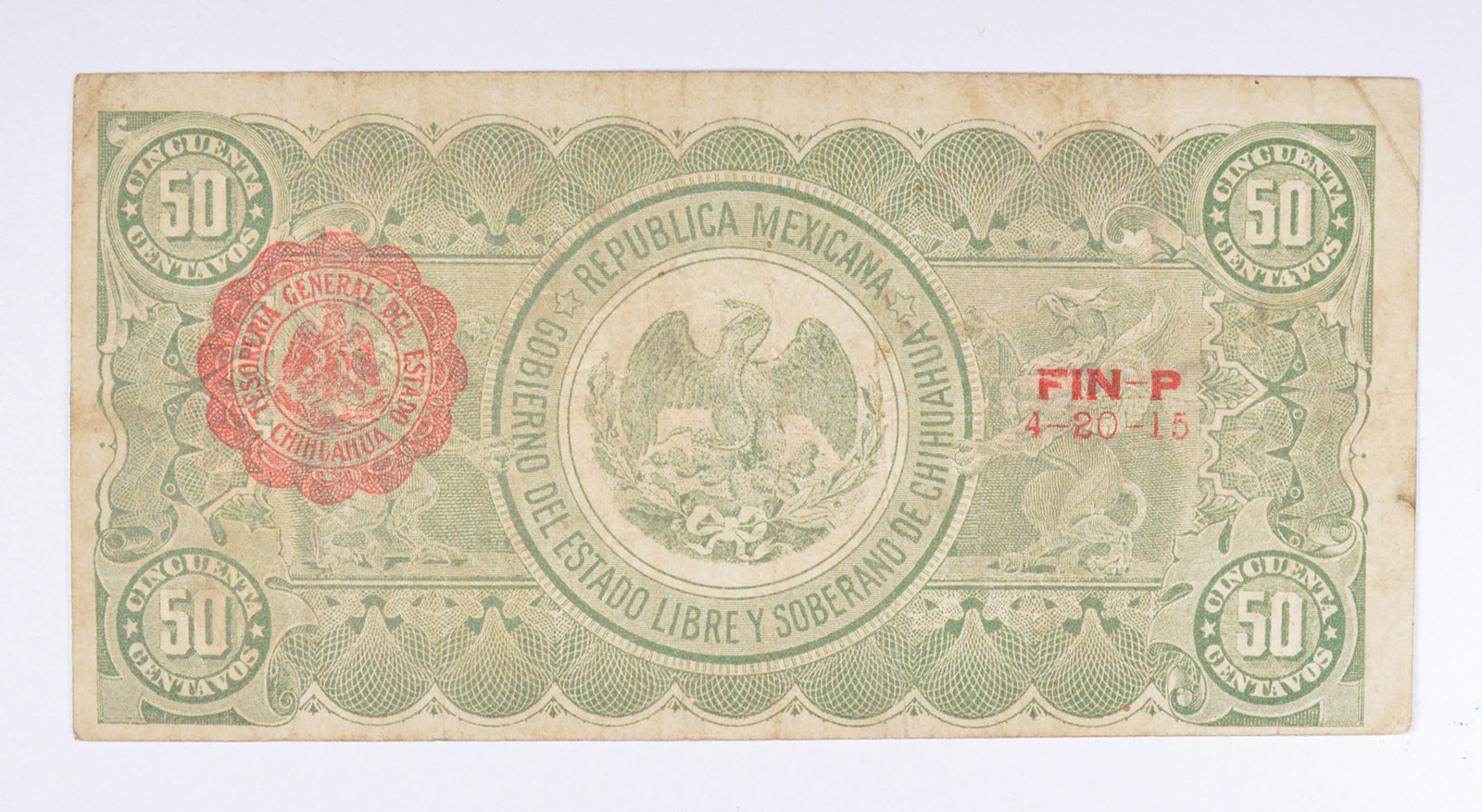 Vintage Mexican Paper Money Currency - Collectible Note | Property Room