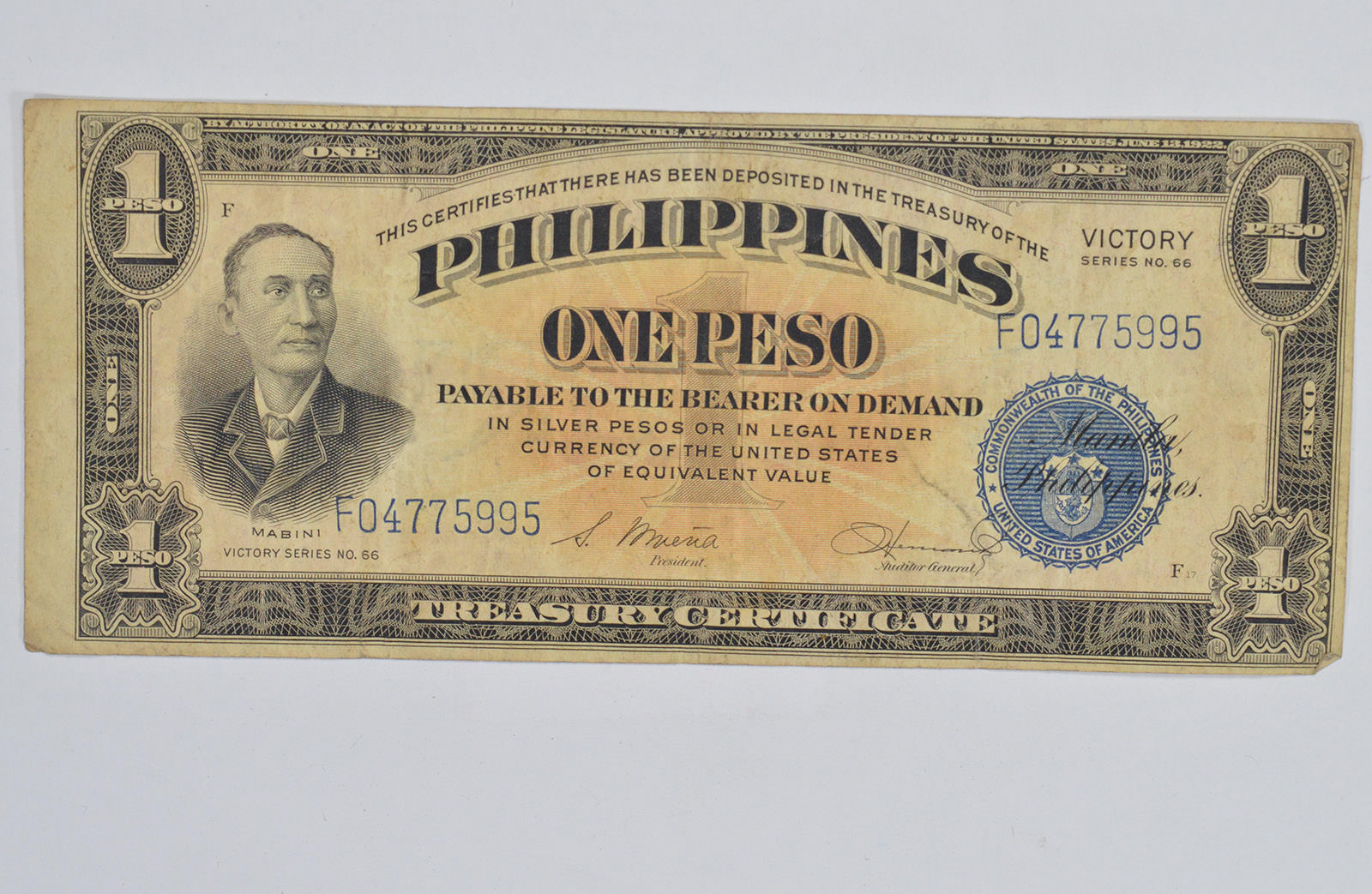 Vintage Philippines Paper Money Currency - Collectible Note | Property Room
