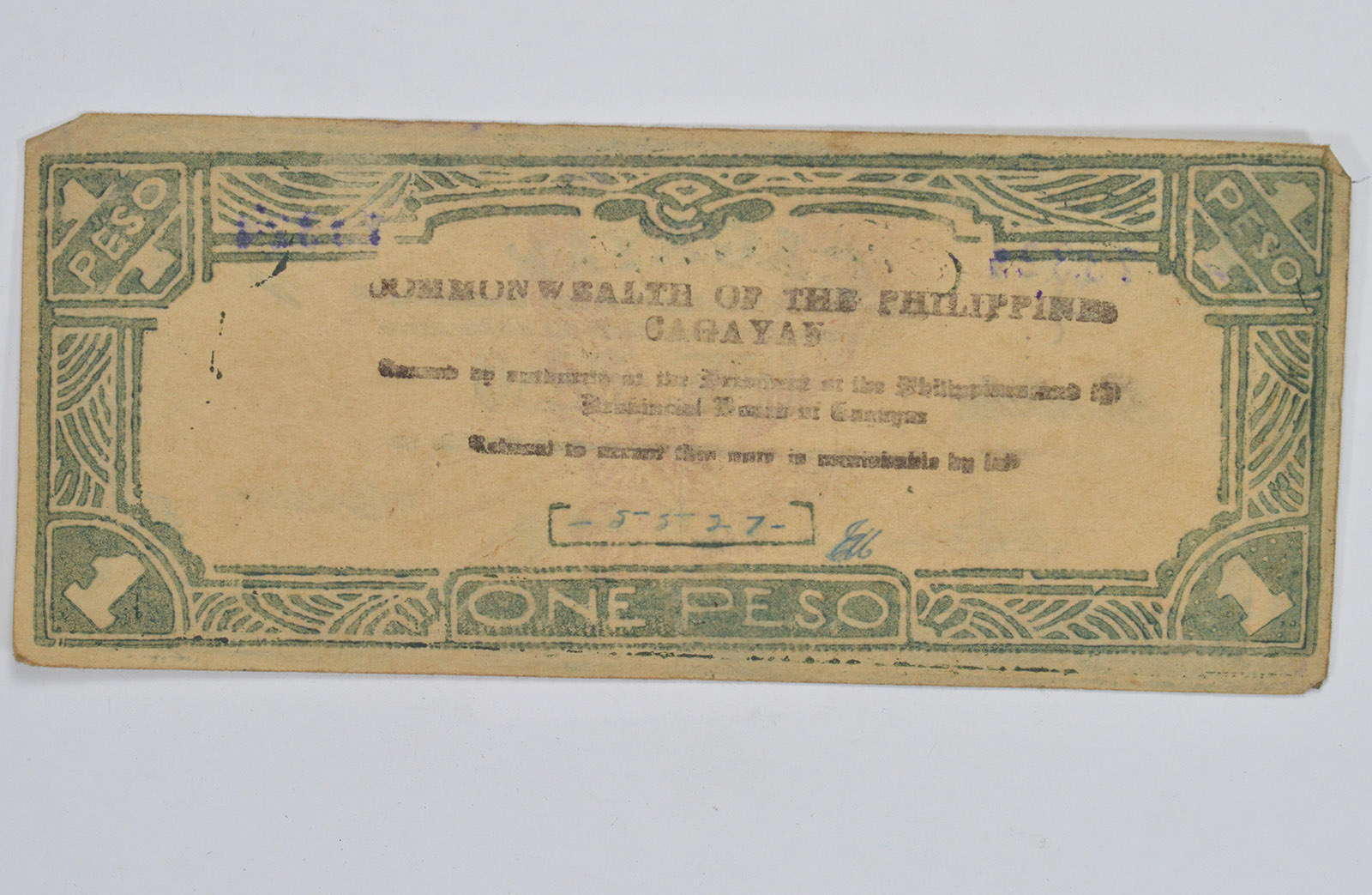 Vintage Philippines Paper Money Currency - Collectible Note | Property Room