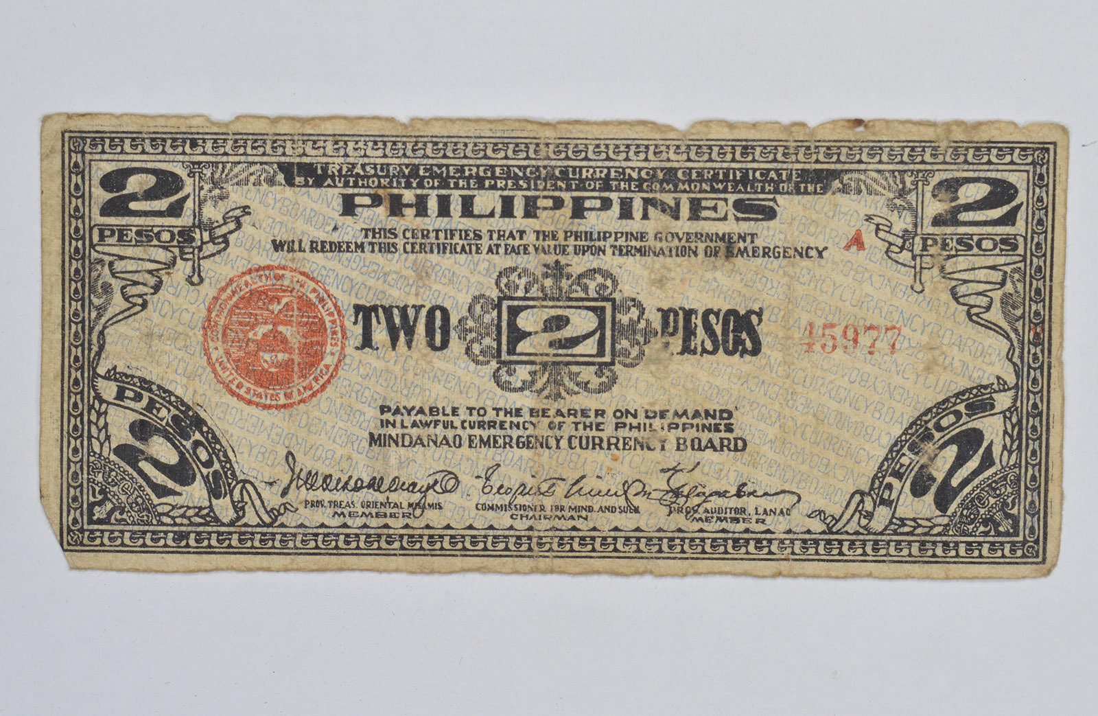 Vintage Philippines Paper Money Currency - Collectible Note | Property Room