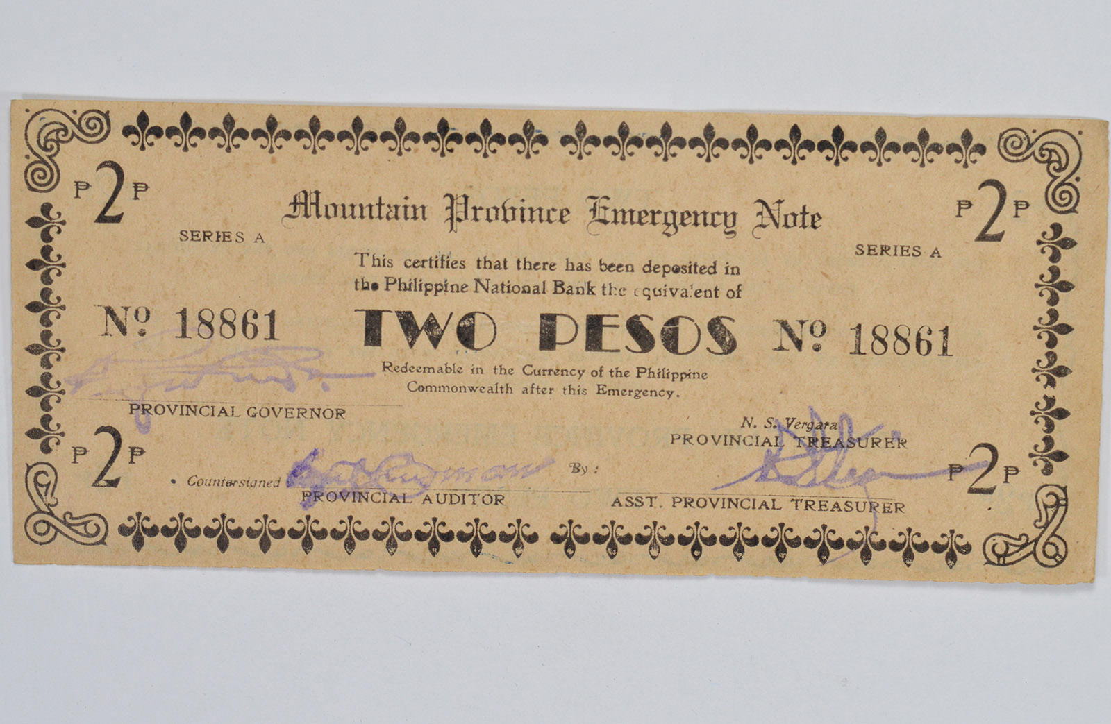 Vintage Philippines Paper Money Currency - Collectible Note | Property Room